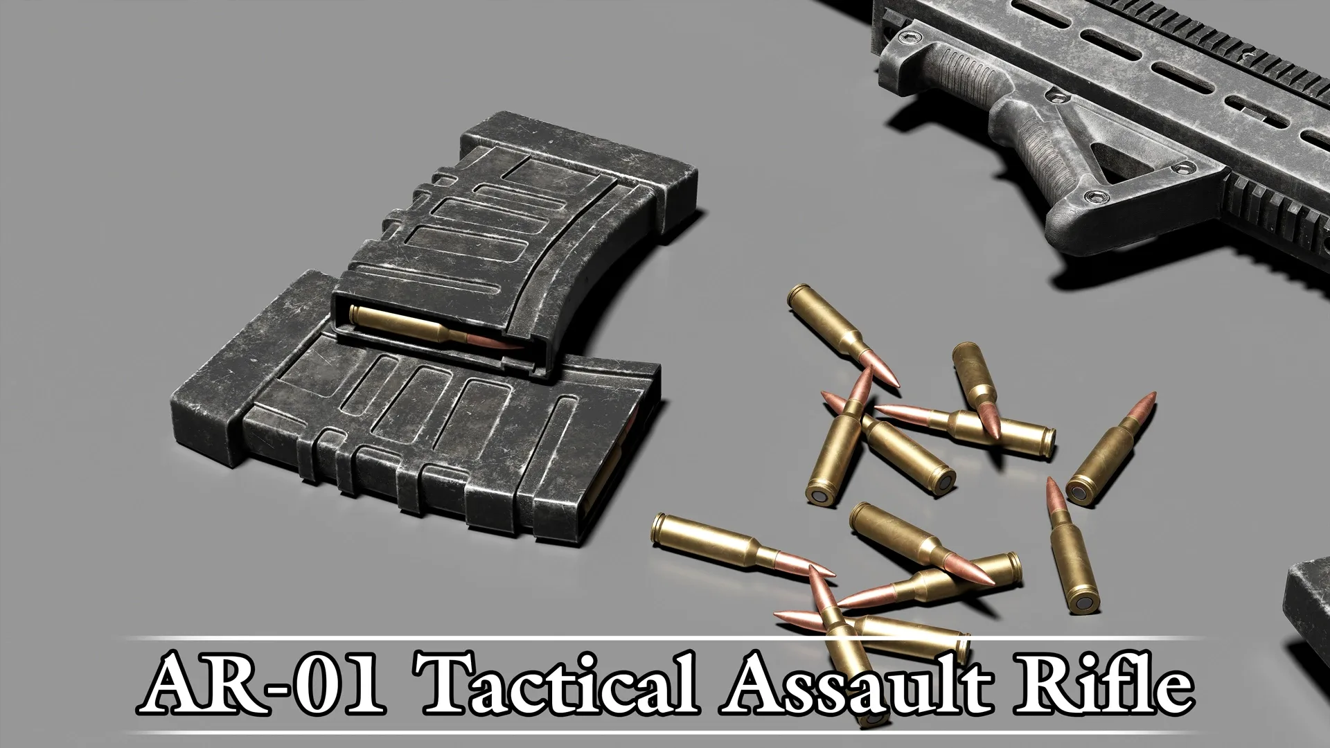 AR-01 Tactical Assault Rifle Game - FlippedNormals