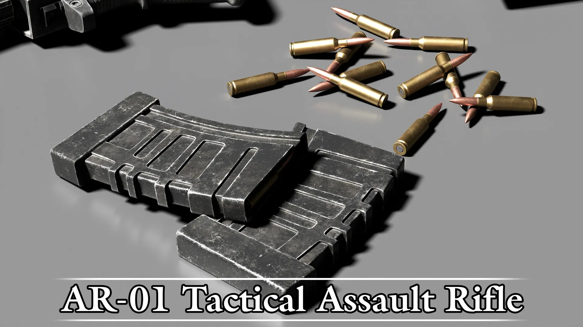 AR-01 Tactical Assault Rifle Game - FlippedNormals