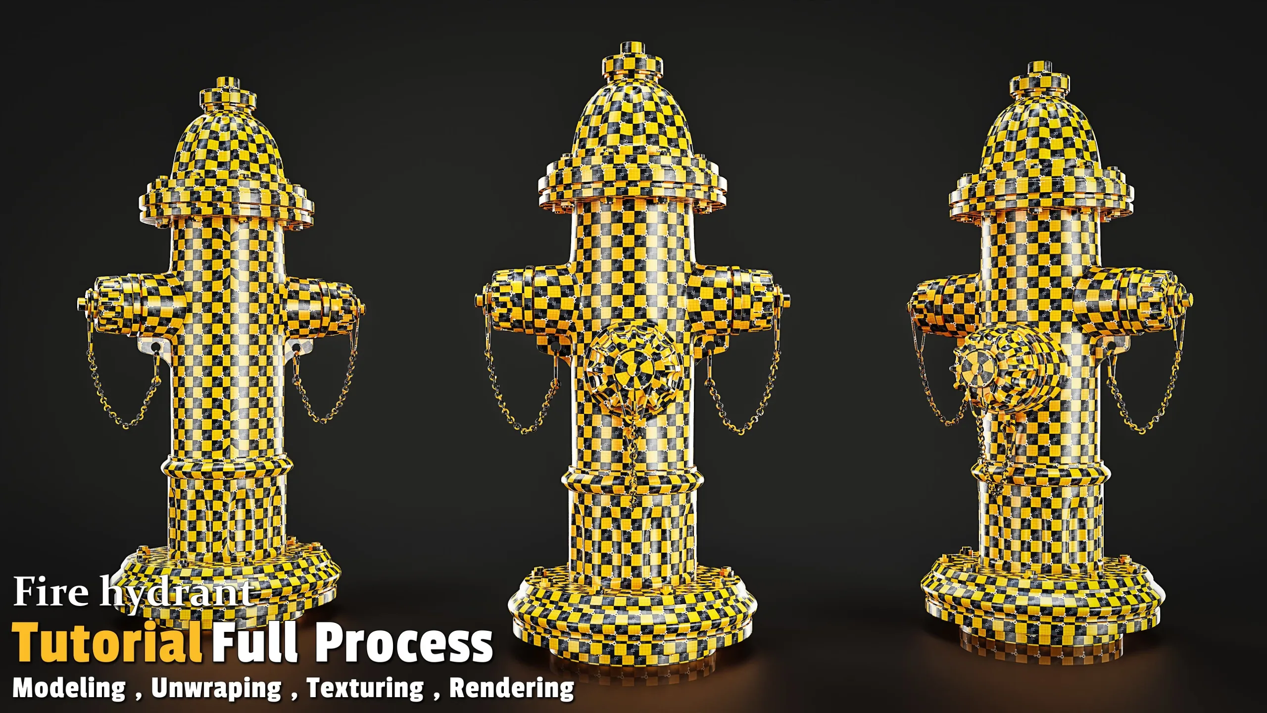 Fire hydrant / Full Tutorial Process - FlippedNormals