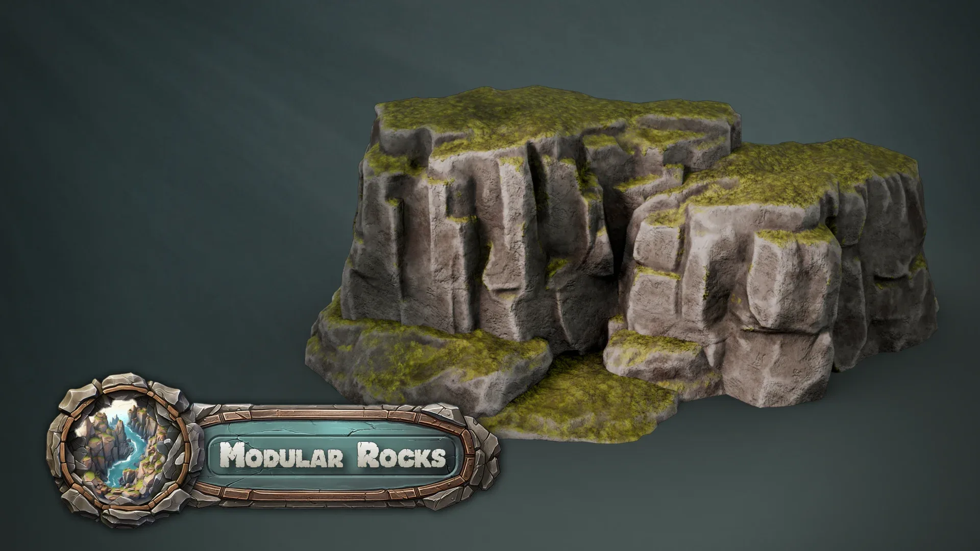 3DT Stylized Rocks and Cliffs Pack - FlippedNormals