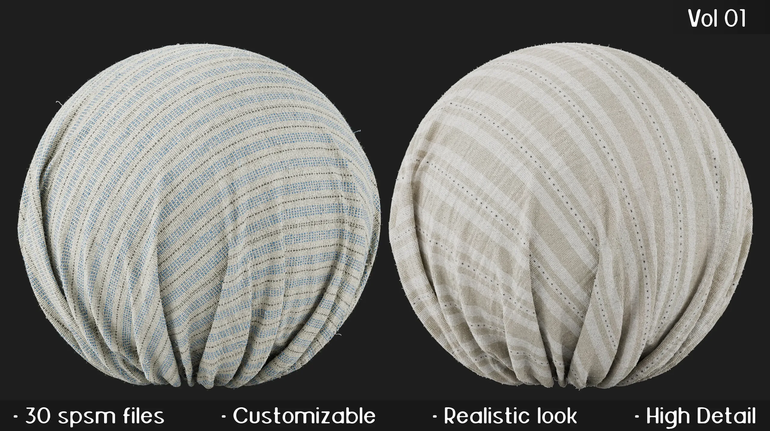 30 Fabric Smart Materials Substance - FlippedNormals