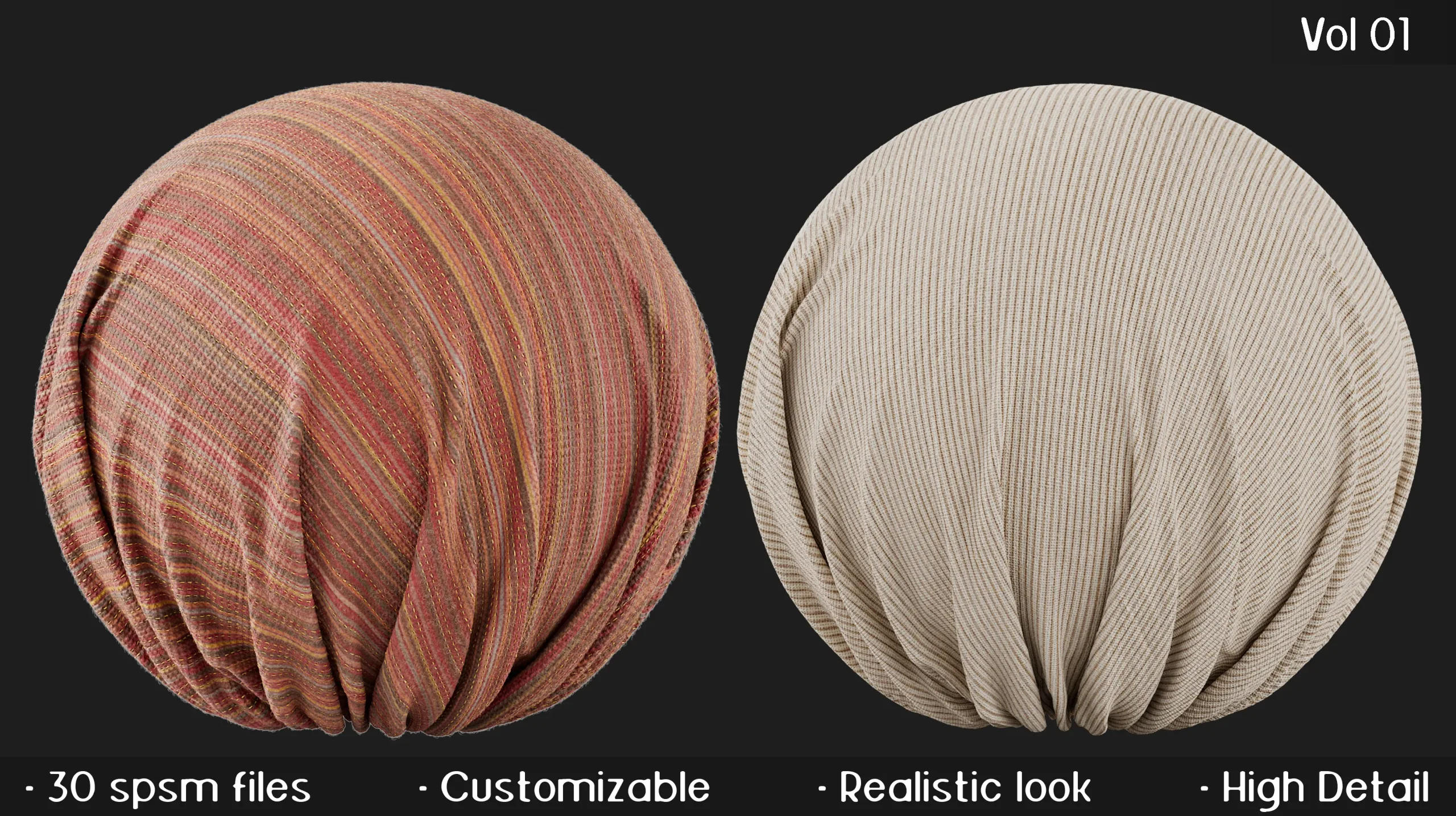 30 Fabric Smart Materials Substance - FlippedNormals