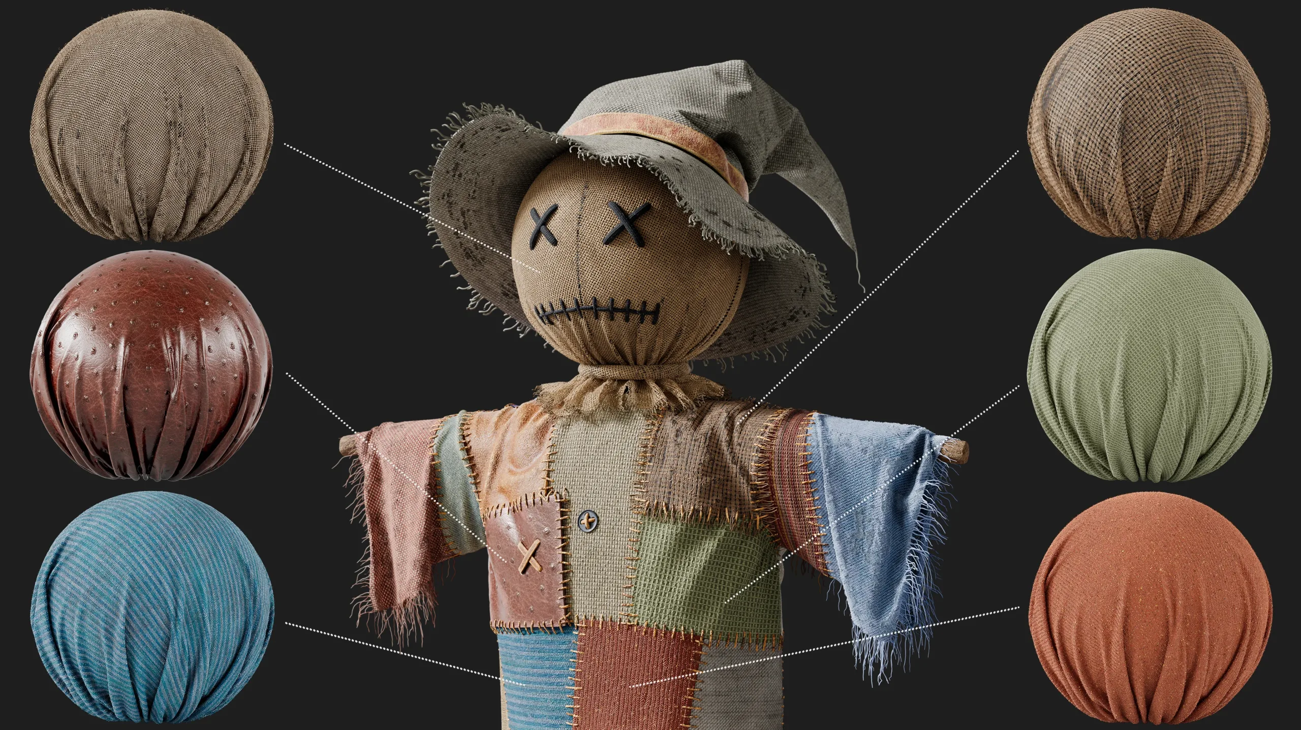 30 Fabric Smart Materials Substance - FlippedNormals