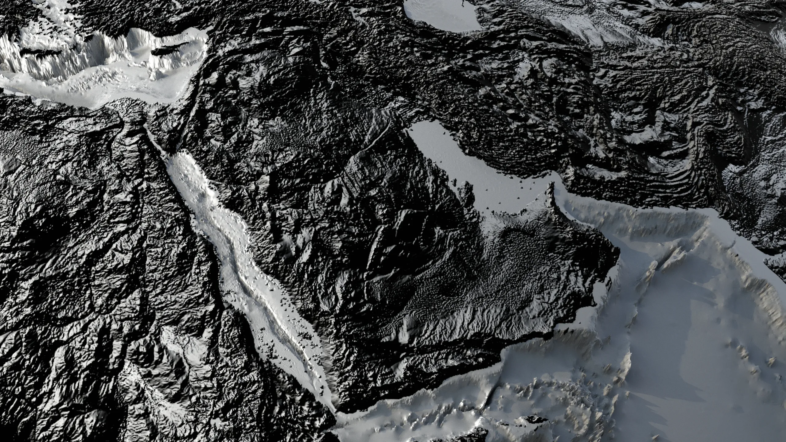 Earth Hill Shade Map Globe - FlippedNormals
