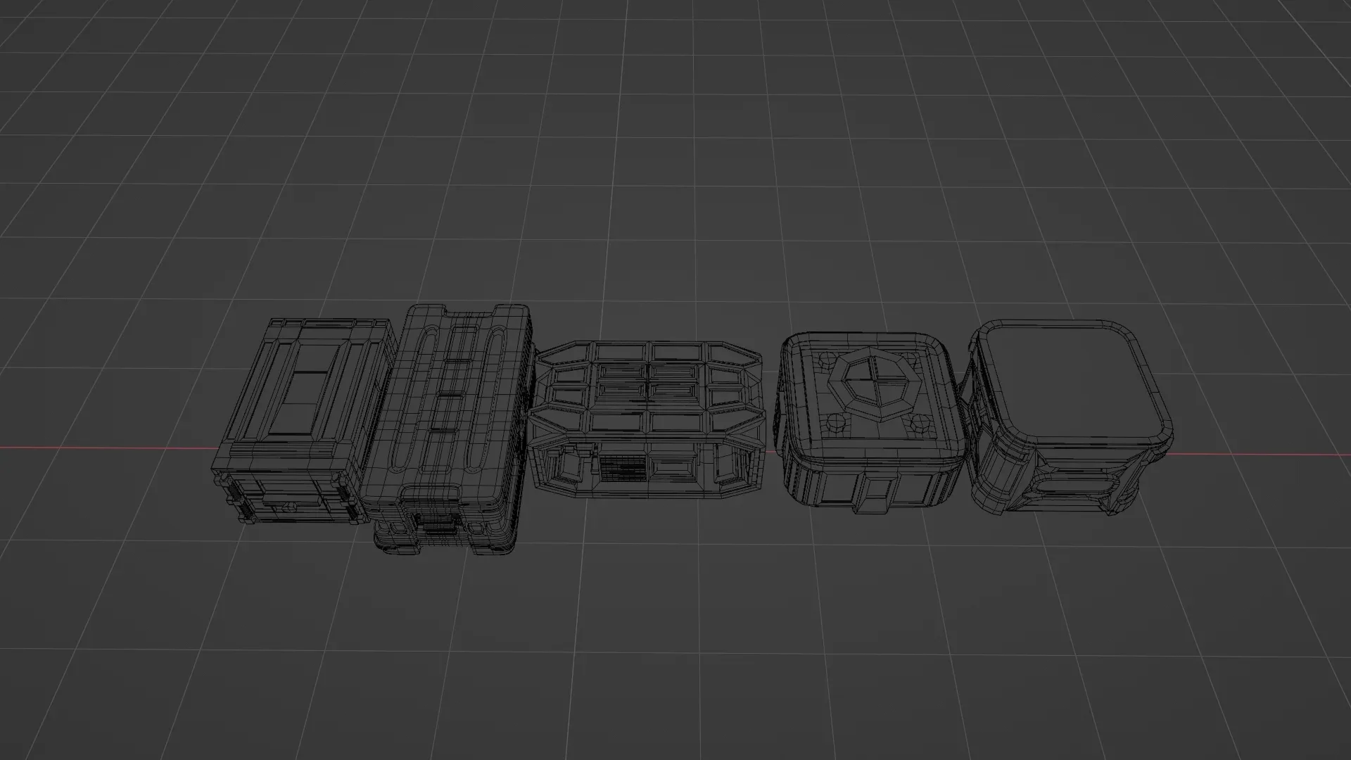 3D Models Of Sci-Fi Container - FlippedNormals