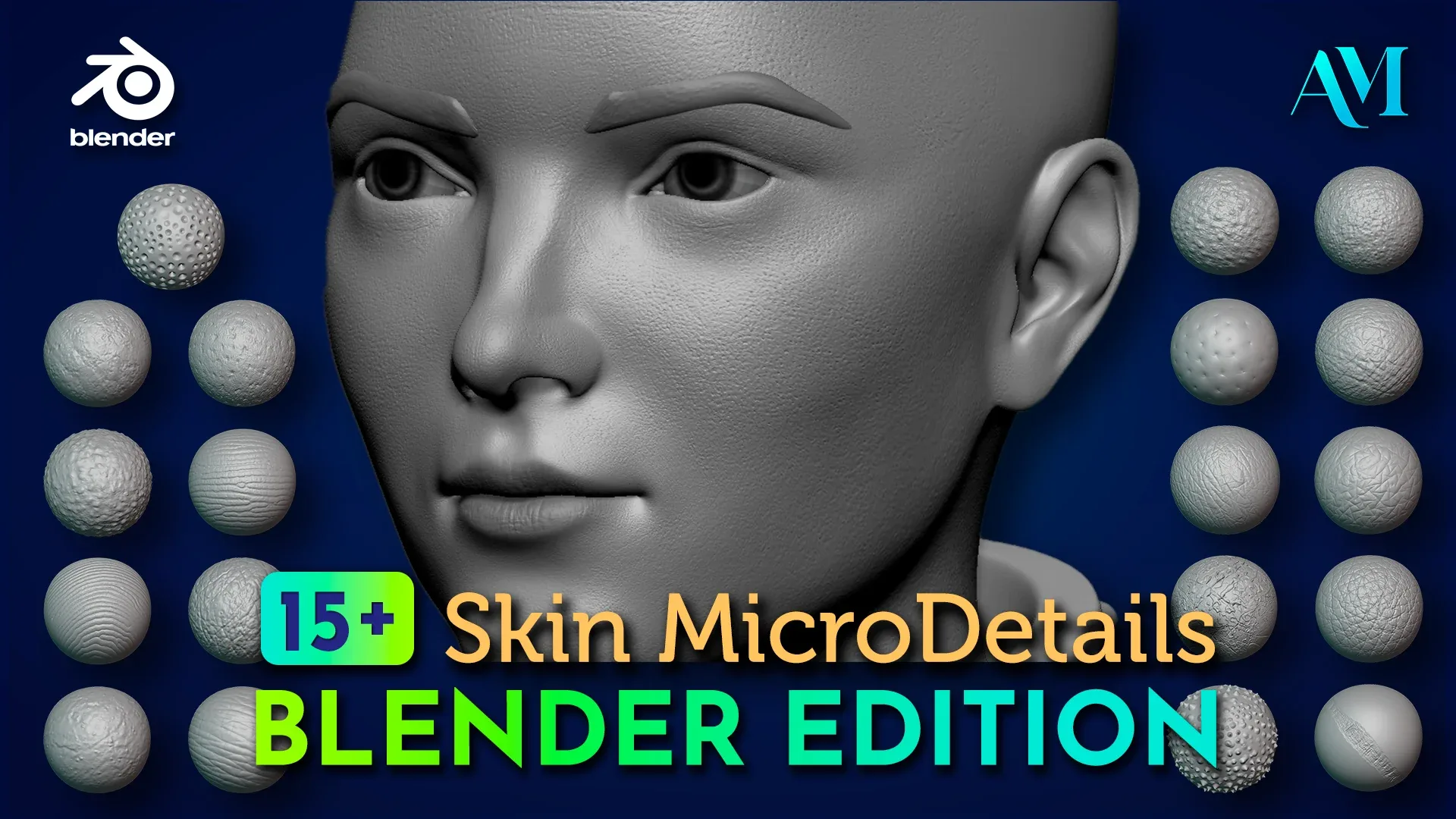 15 Skin Microdetails Brushes Blender - FlippedNormals