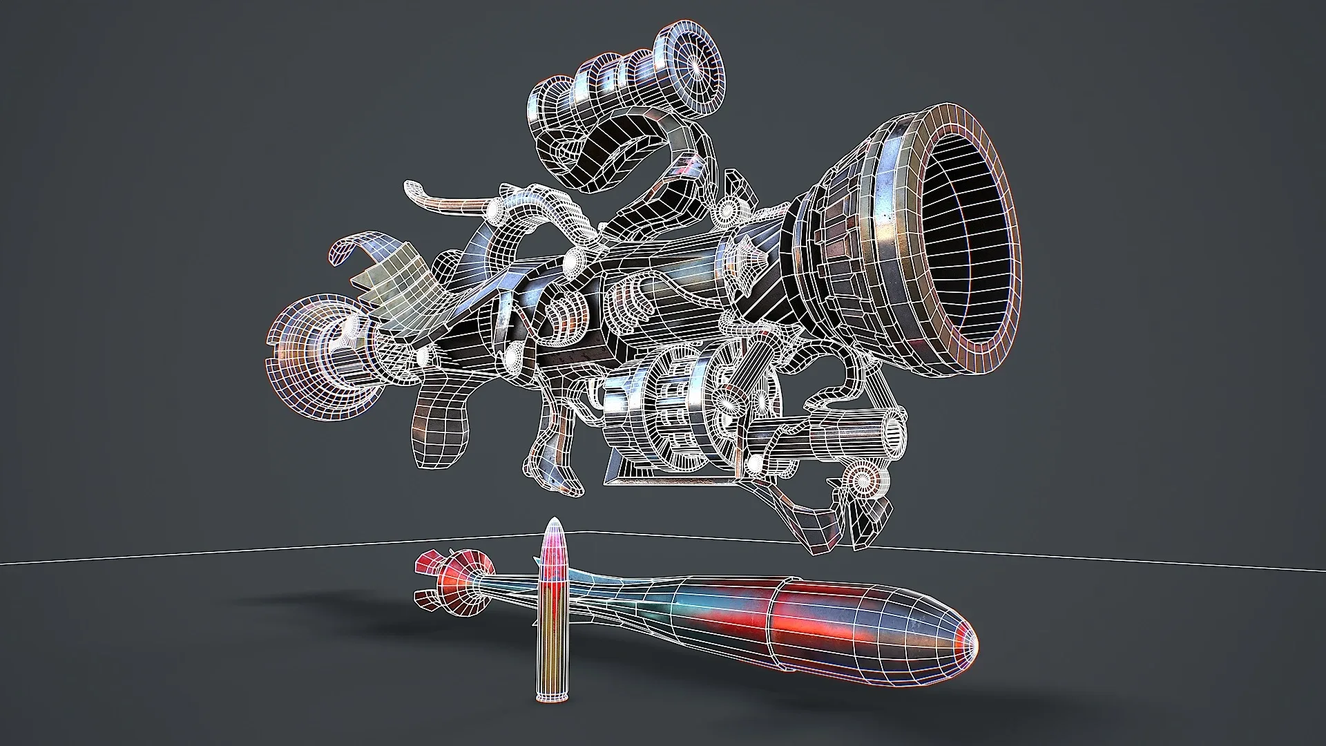 Fantasy rifle - FlippedNormals