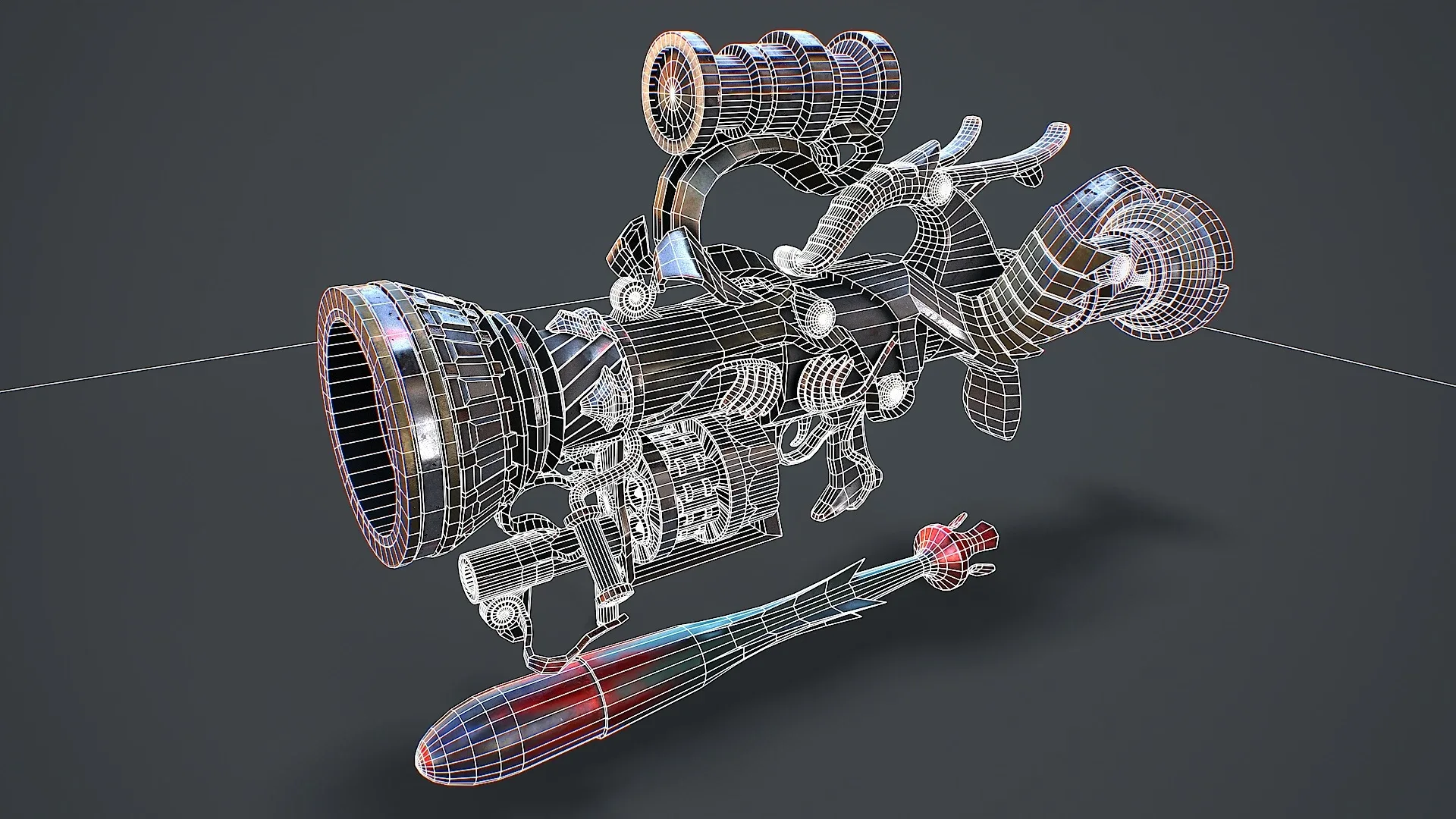 Fantasy rifle - FlippedNormals