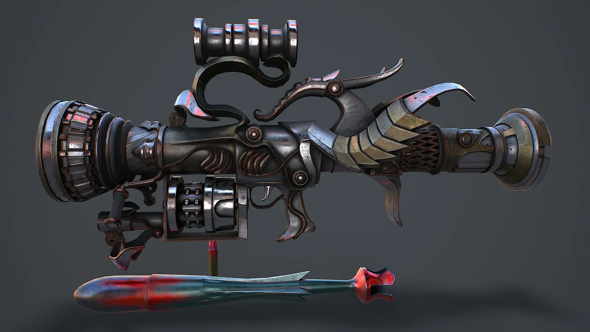 Fantasy rifle - FlippedNormals