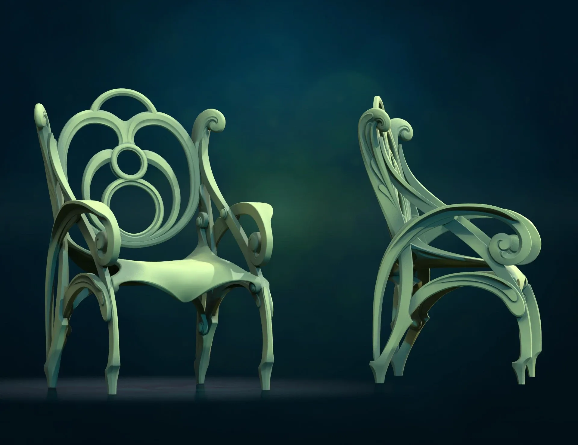 Chair assembly - FlippedNormals