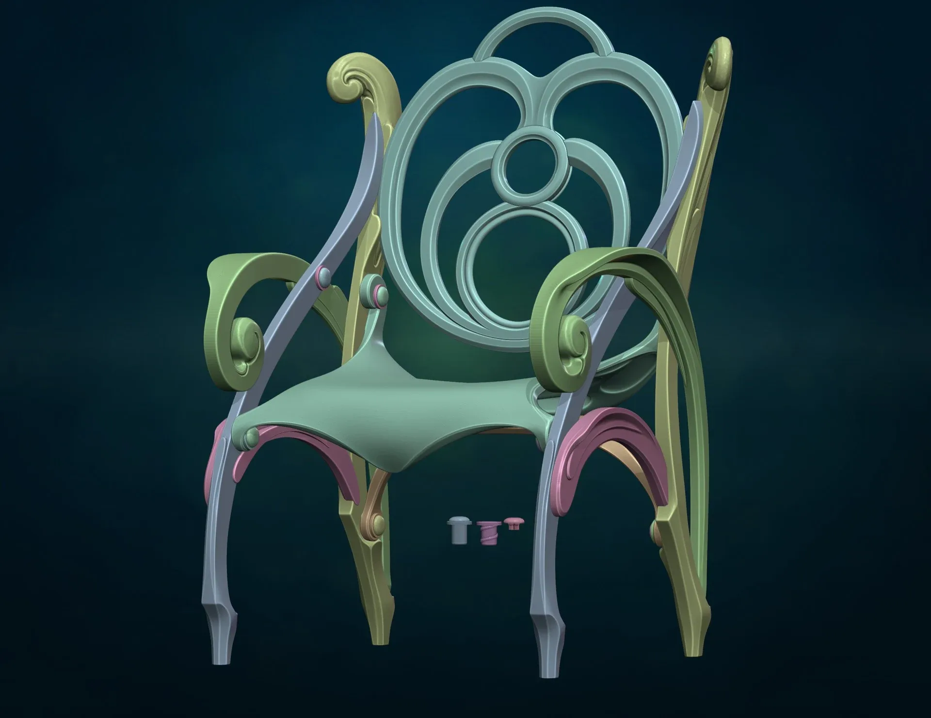 Chair assembly - FlippedNormals