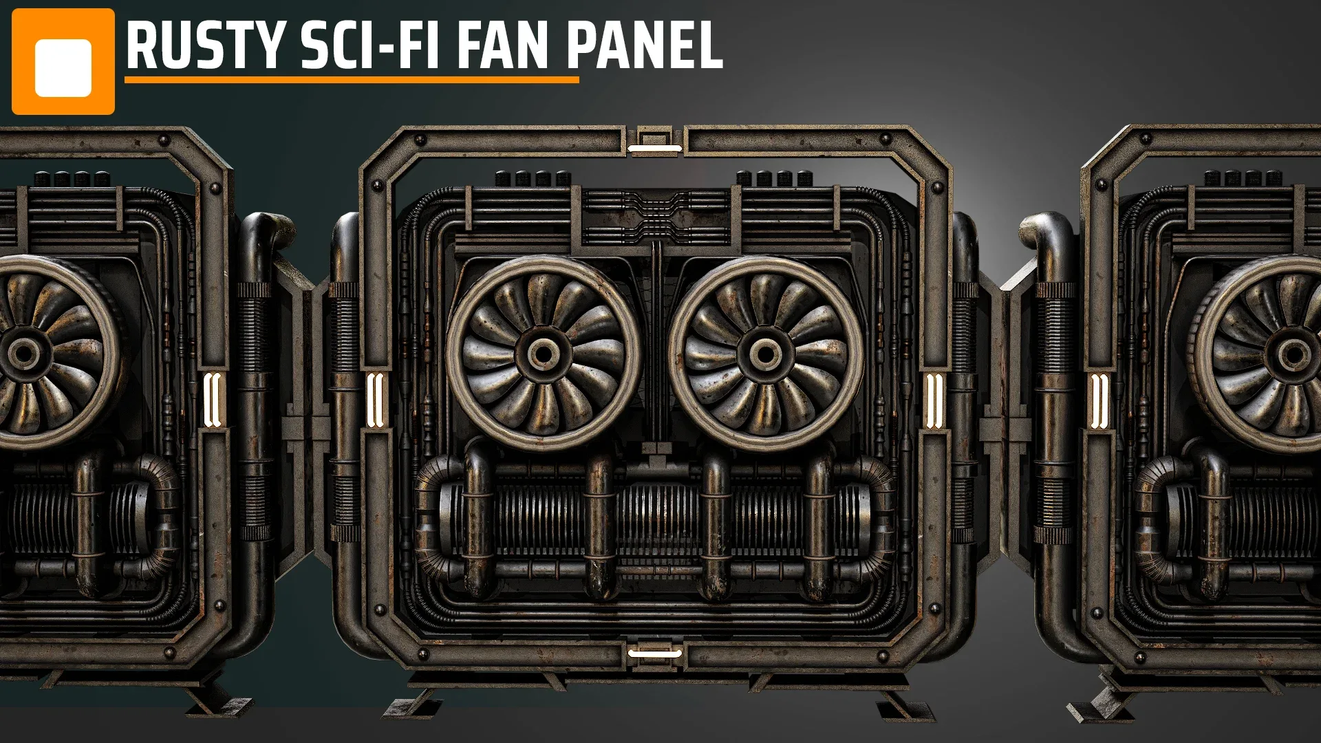 Rusty Science Fiction Fan Panel - FlippedNormals