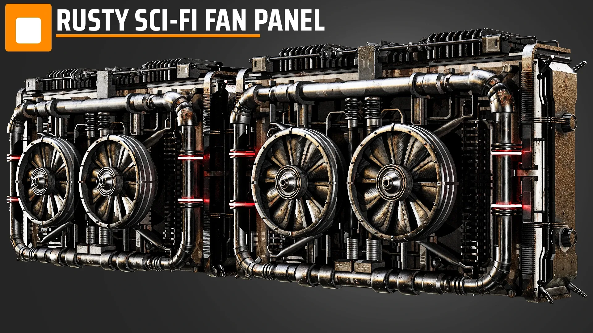 Rusty Science Fiction Fan Panel - FlippedNormals