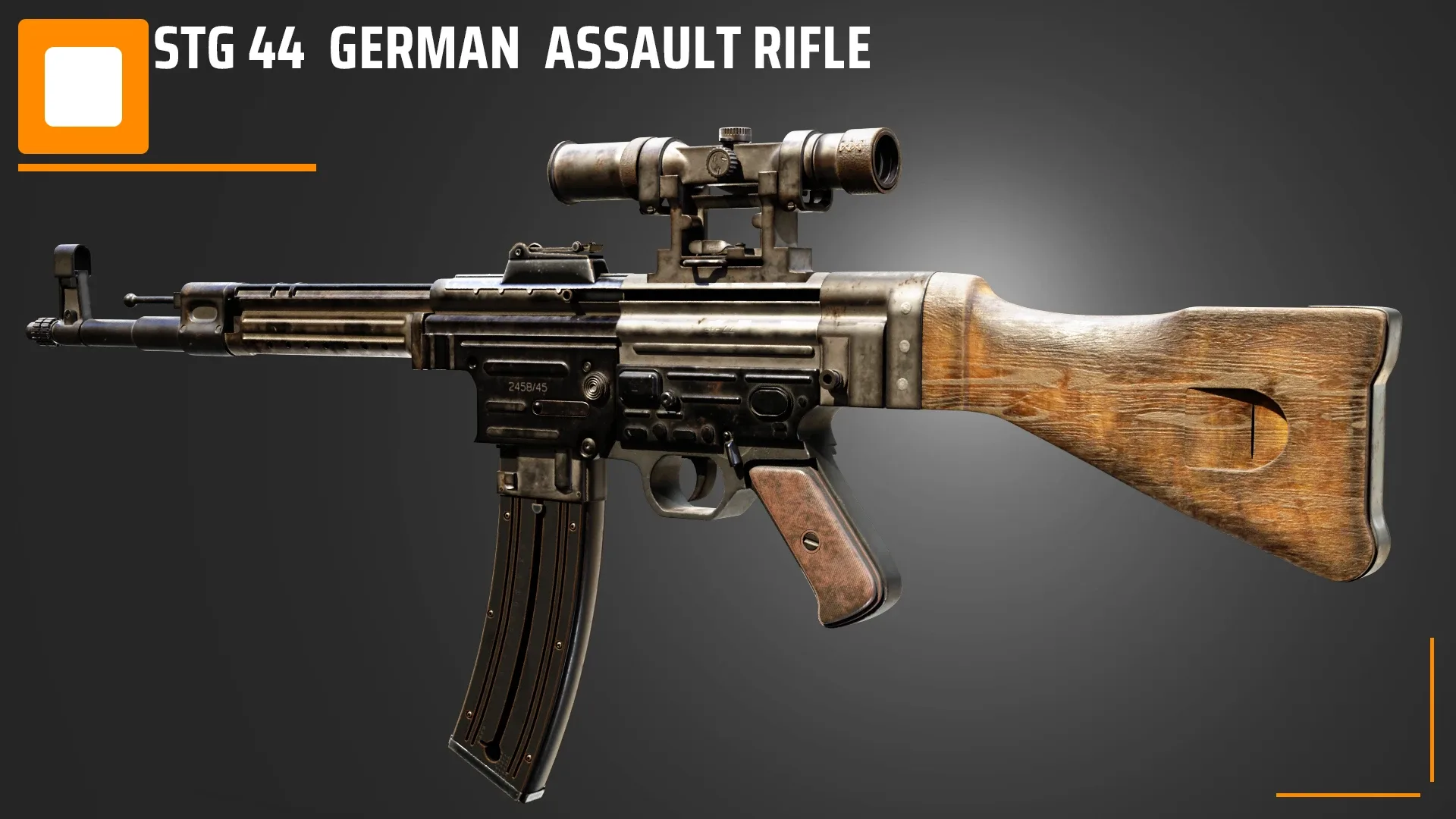STG 44 German Assault Rifle - FlippedNormals