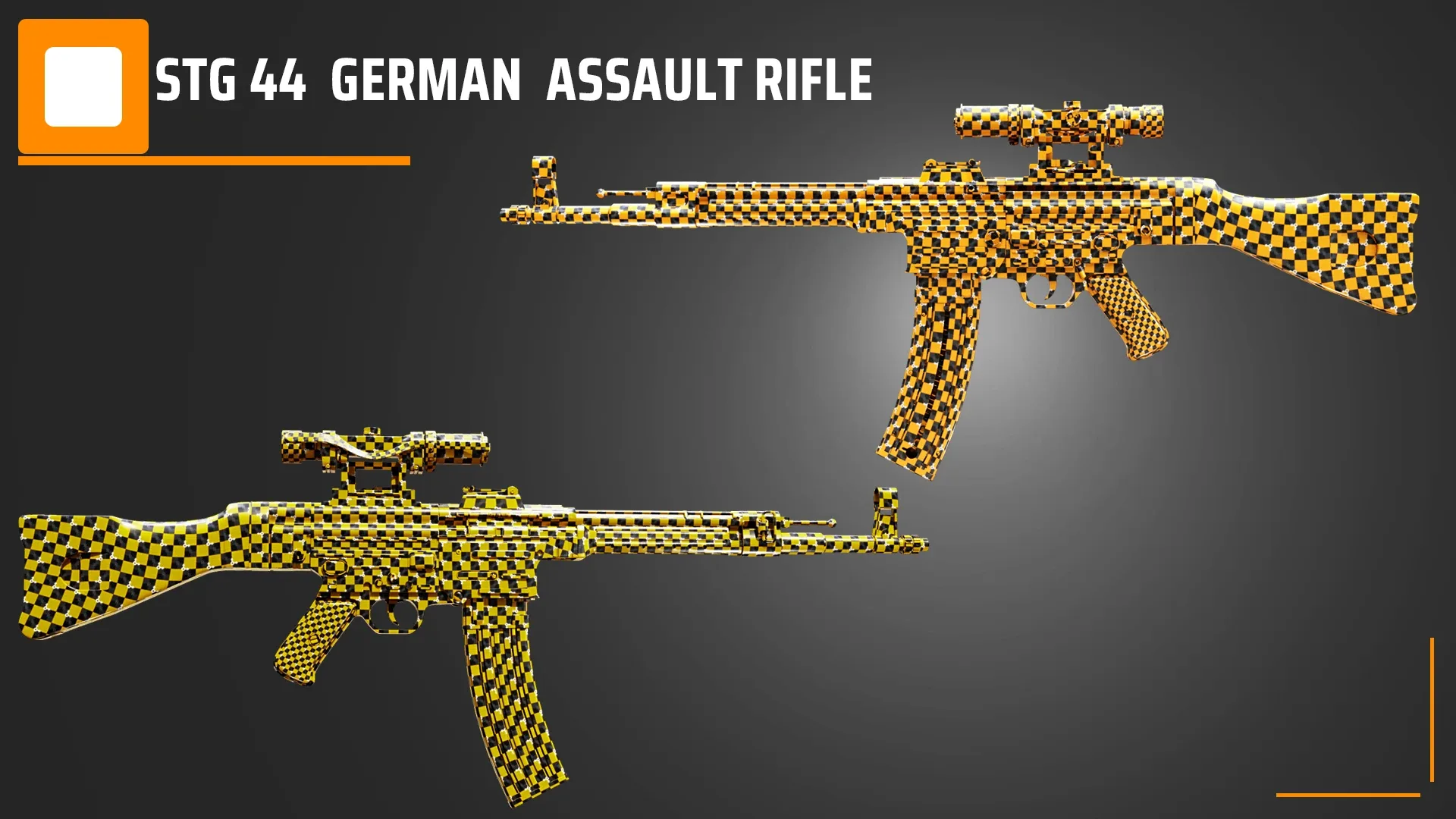 STG 44 German Assault Rifle - FlippedNormals