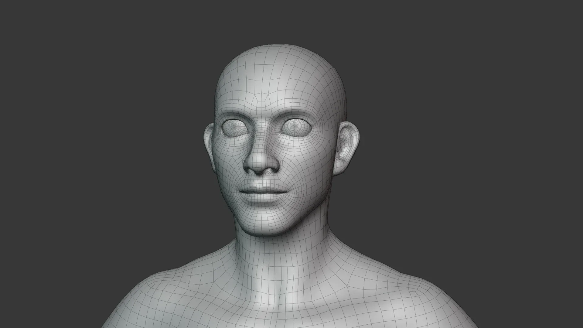 Stylized Male Body Base Mesh 3D - FlippedNormals