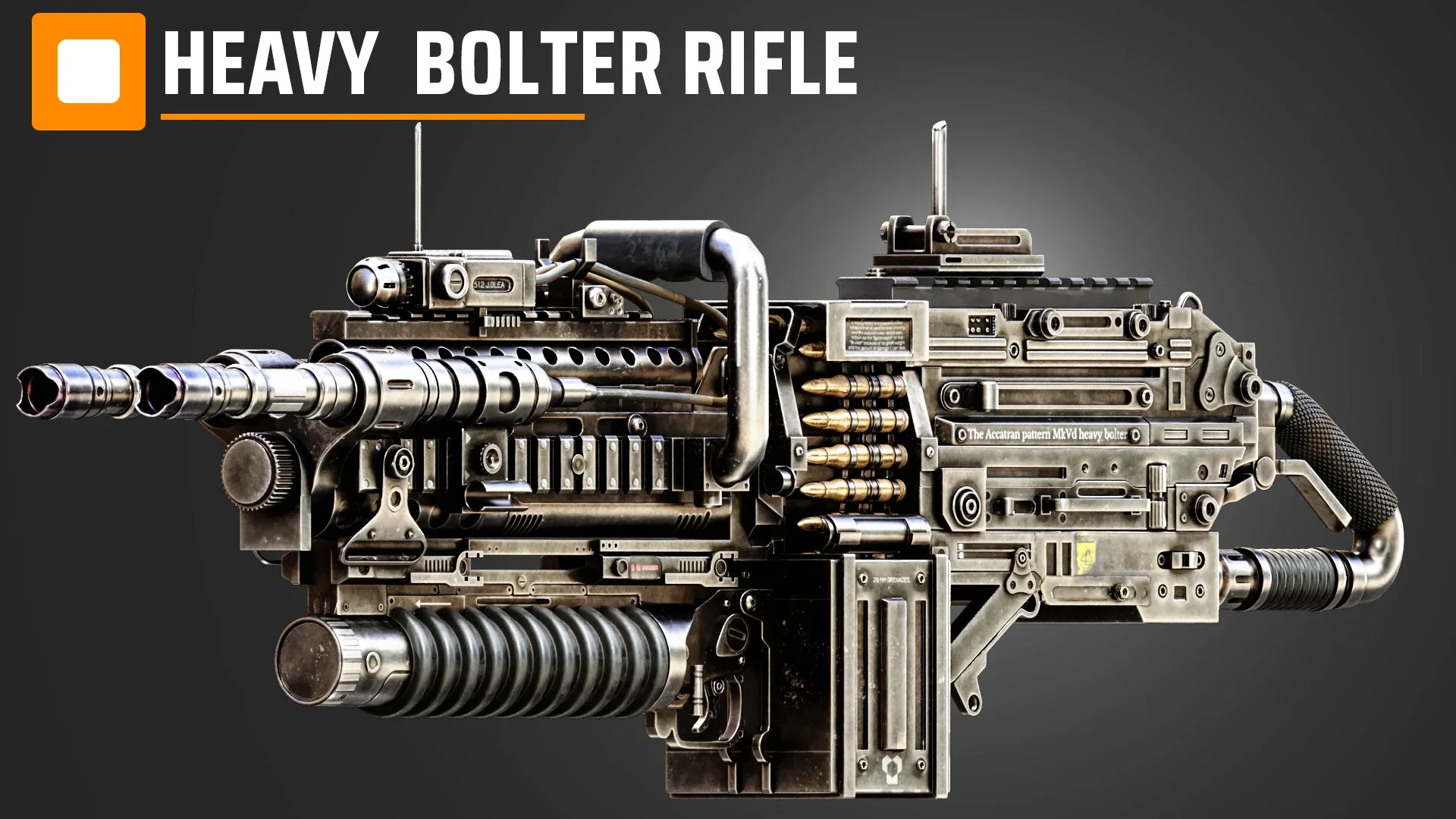 Heavy Bolter Rifle - FlippedNormals