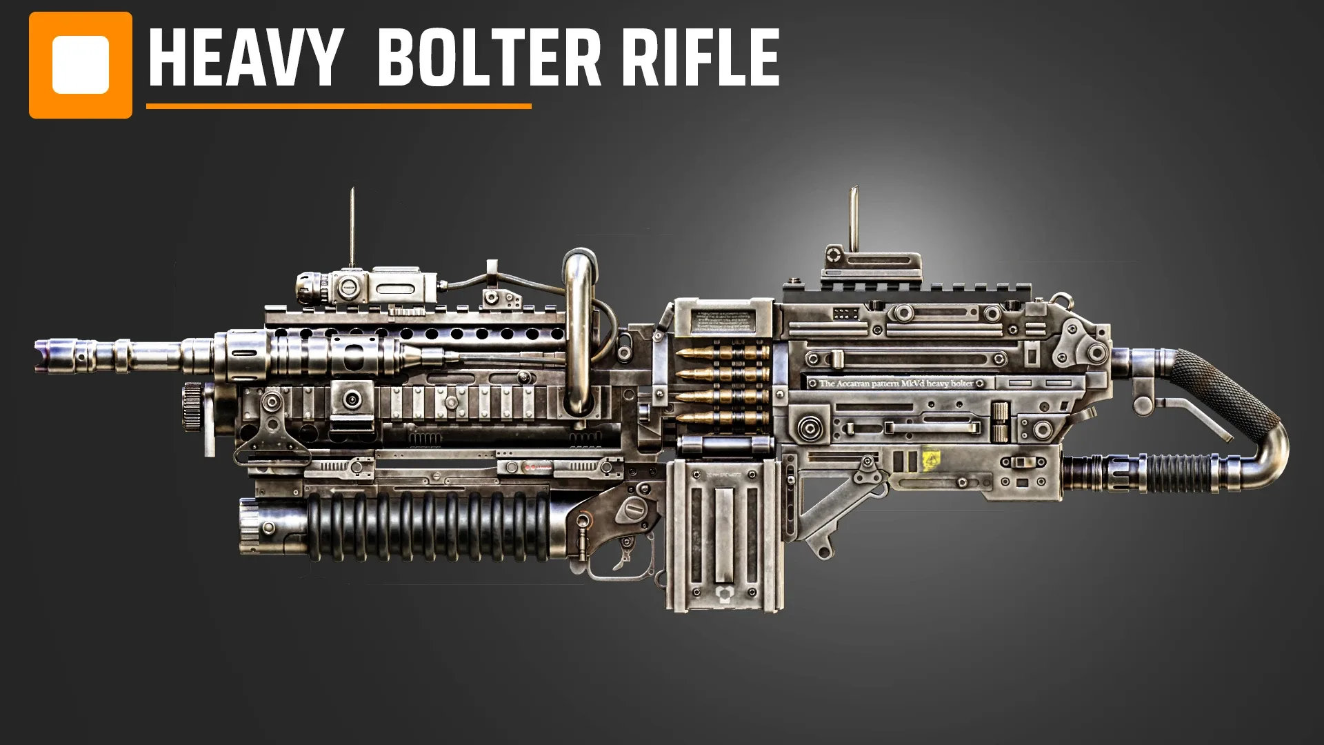 Heavy Bolter Rifle - FlippedNormals