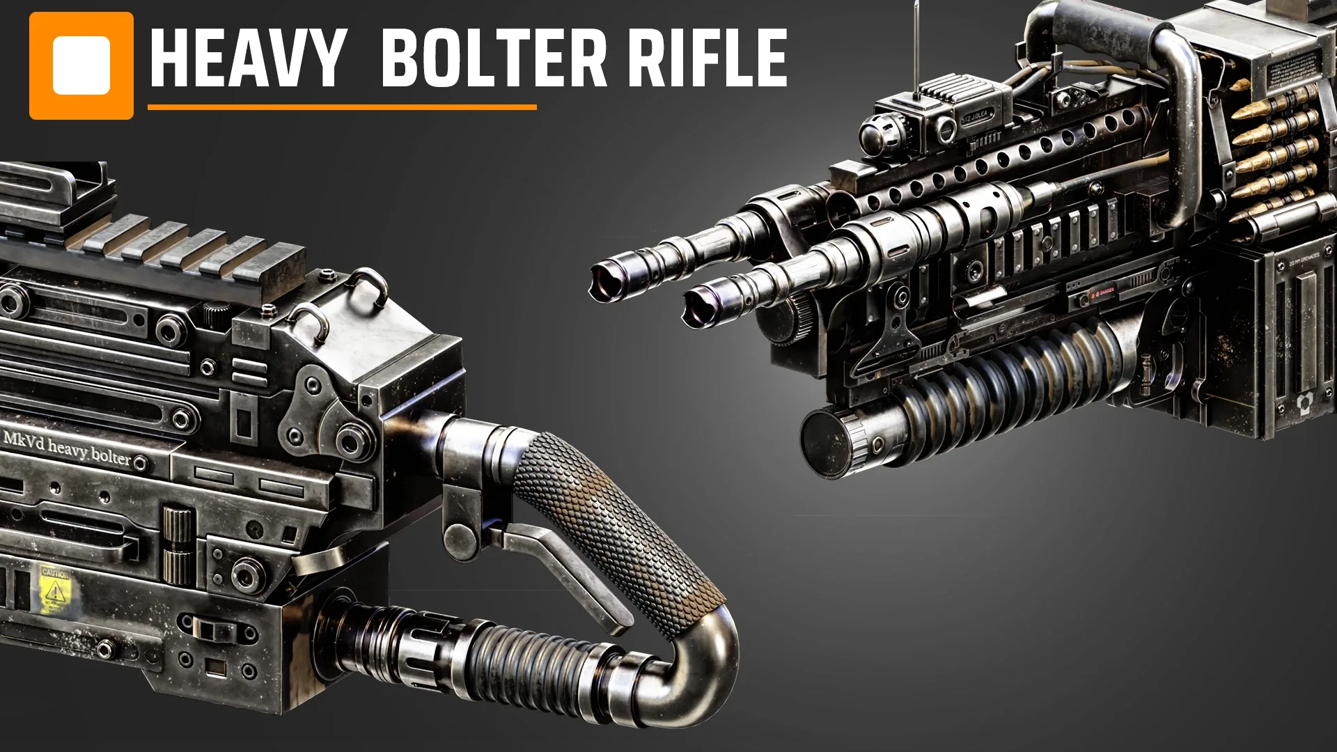 Heavy Bolter Rifle - FlippedNormals