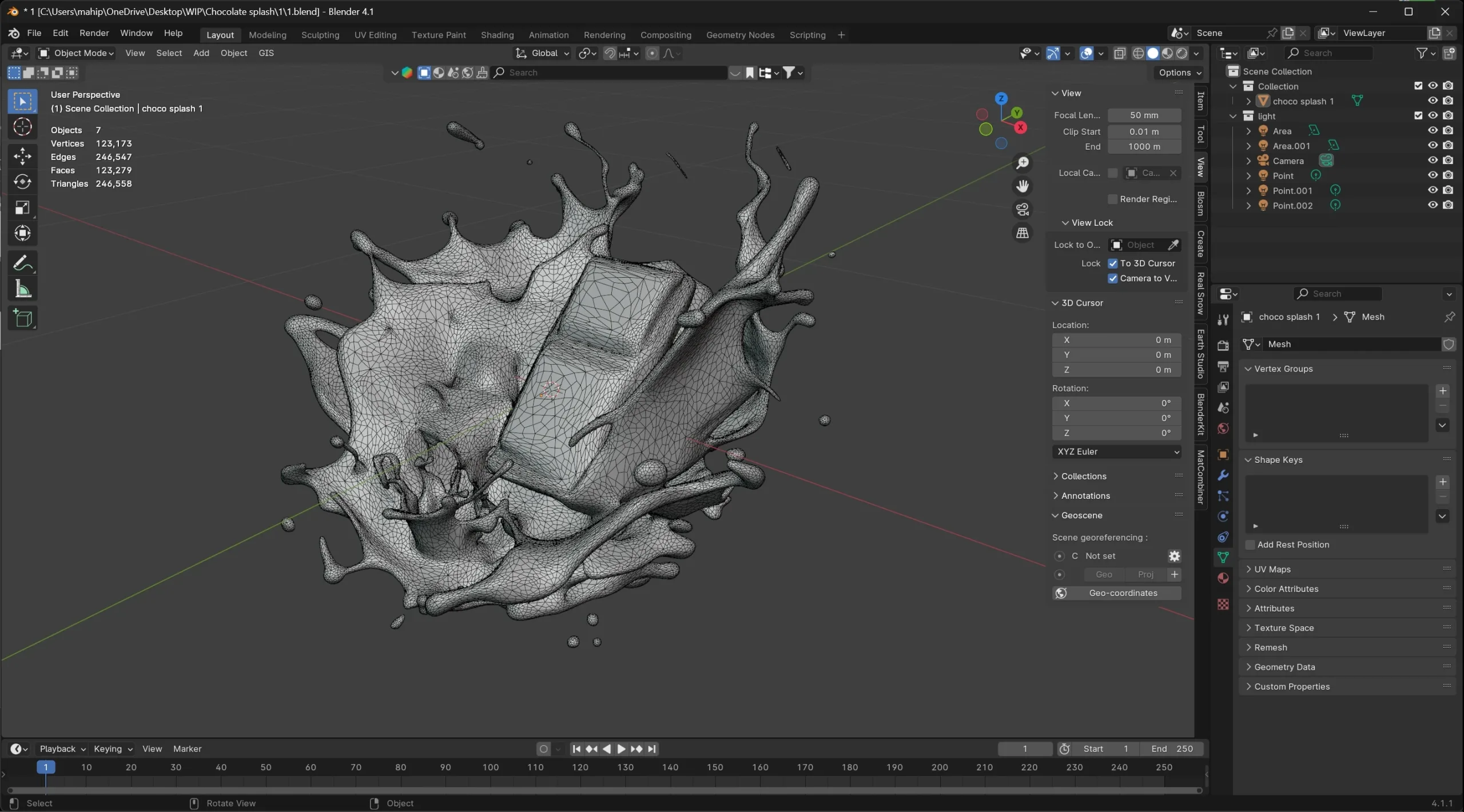 Chocolate Splash v1 - FlippedNormals