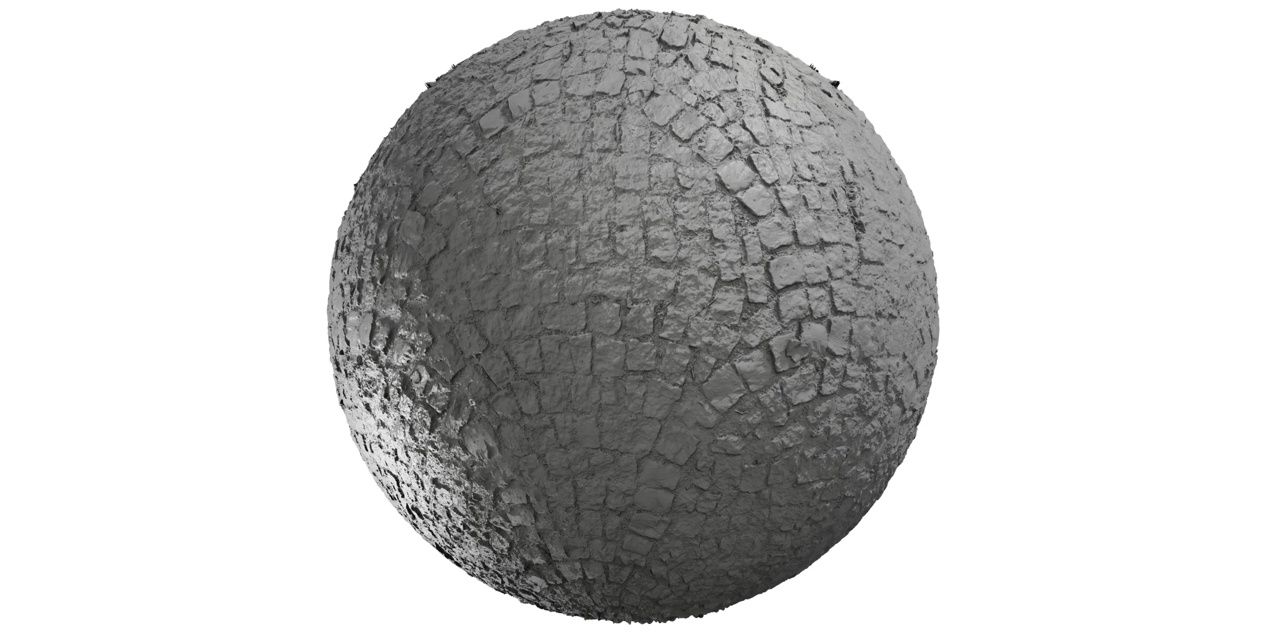 PBR Old Grey Stone Pavement Texture - FlippedNormals
