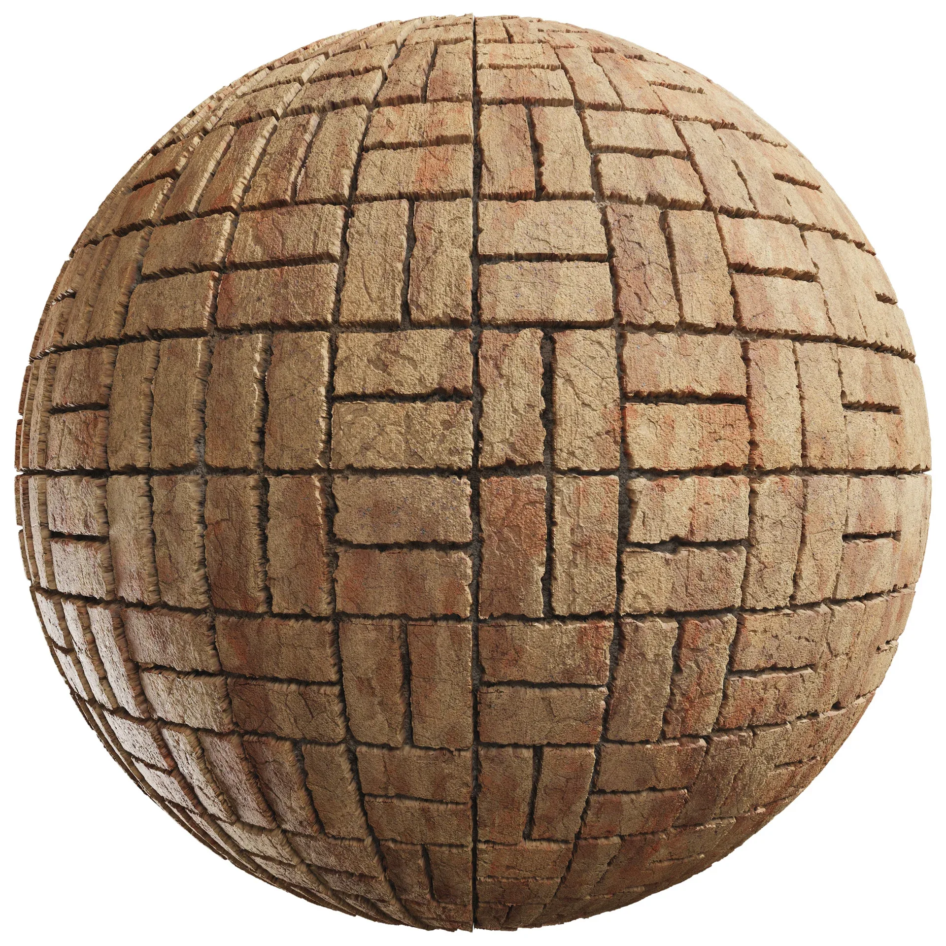 PBR Bricks 01 - Tileable 4K Texture - FlippedNormals