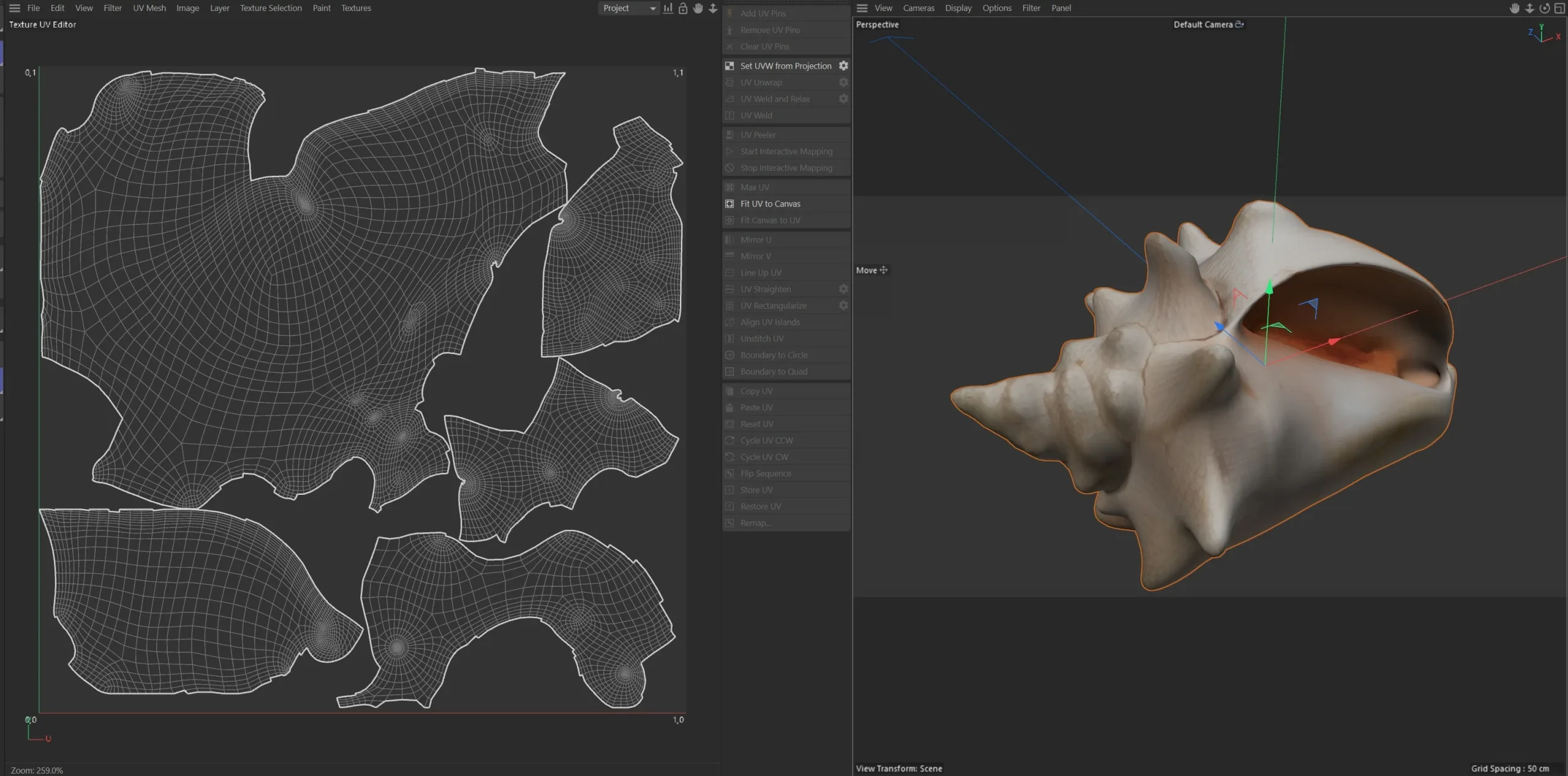 Conch shell v3 - FlippedNormals
