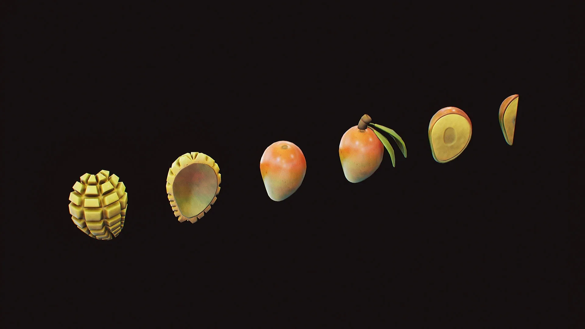 Stylized Fruits Pack 01 - FlippedNormals