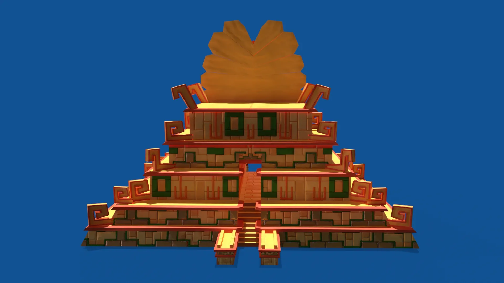 Stylized Incan Temple - FlippedNormals