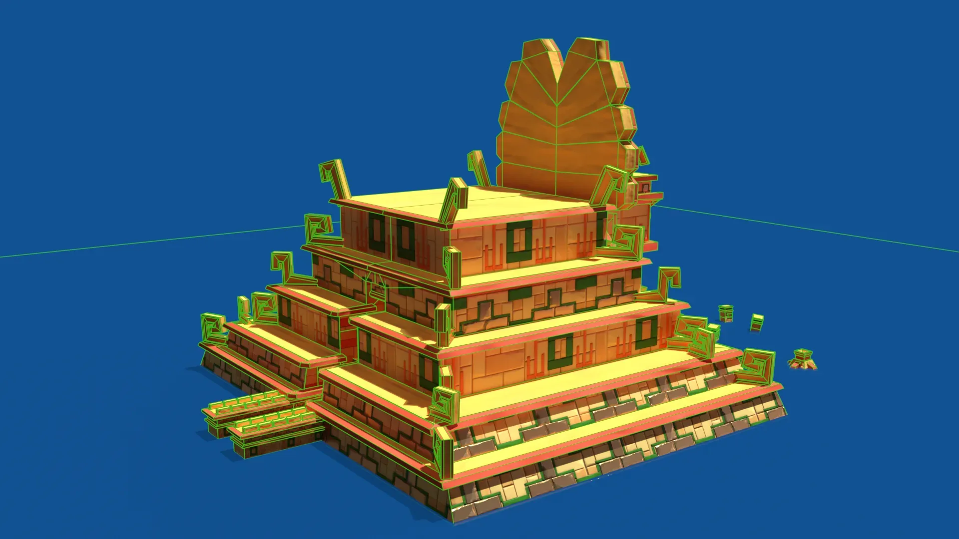 Stylized Incan Temple - FlippedNormals