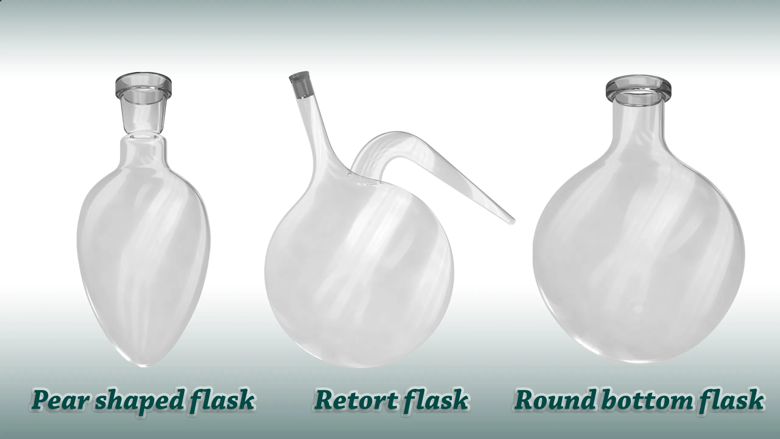 33 Laboratory glasswares (3D Model) - FlippedNormals