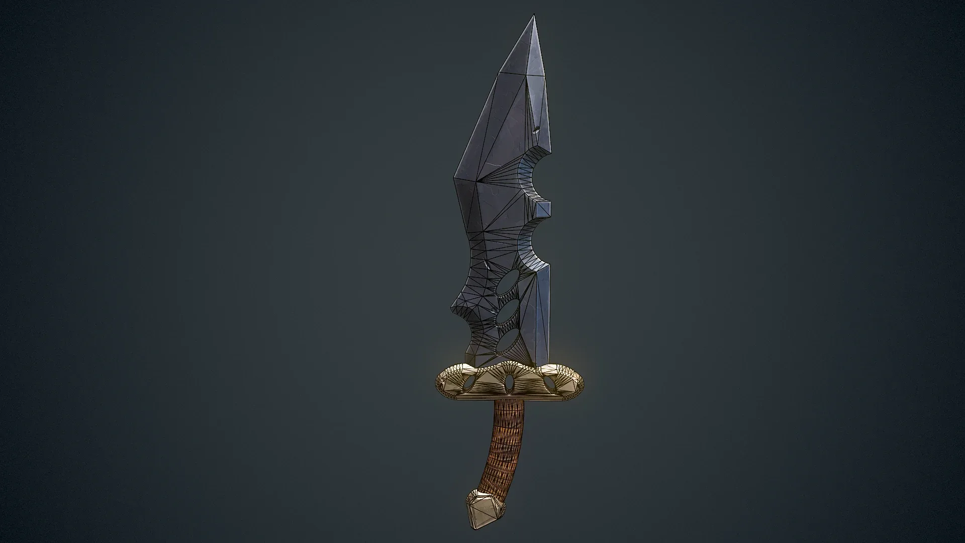 Stylized Dagger Arcane Style - - FlippedNormals