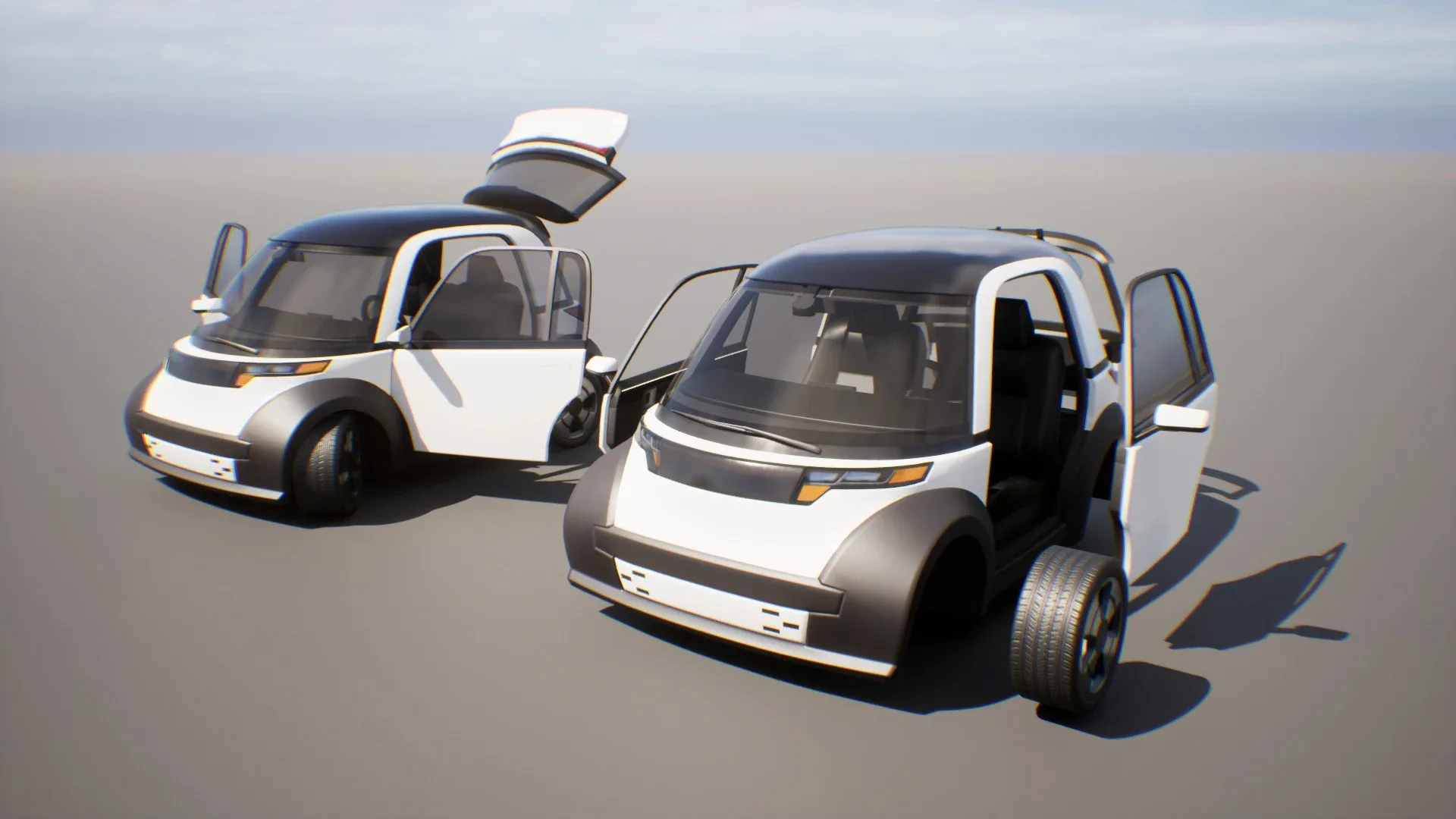 Microcar - Game Ready Vehicle - FlippedNormals