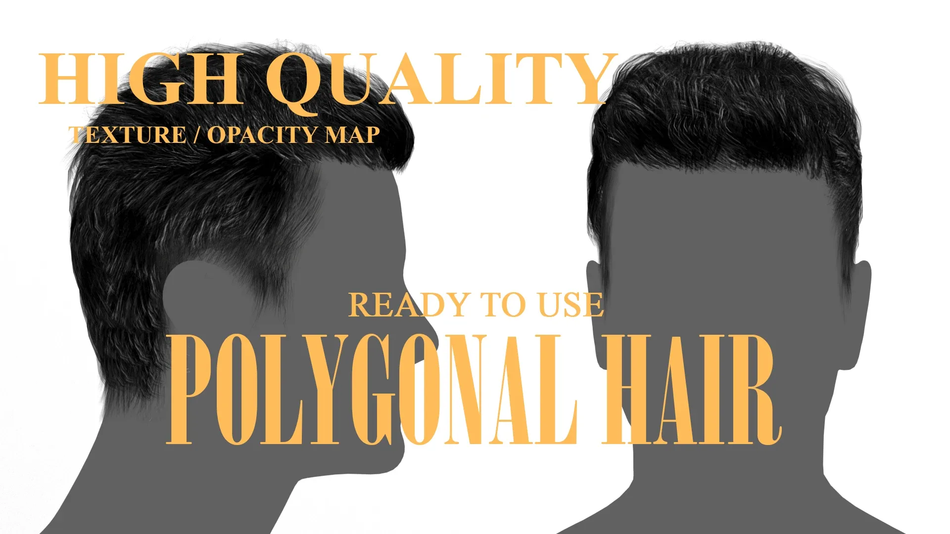 Realistic Male Poly Hair - STYLE - FlippedNormals