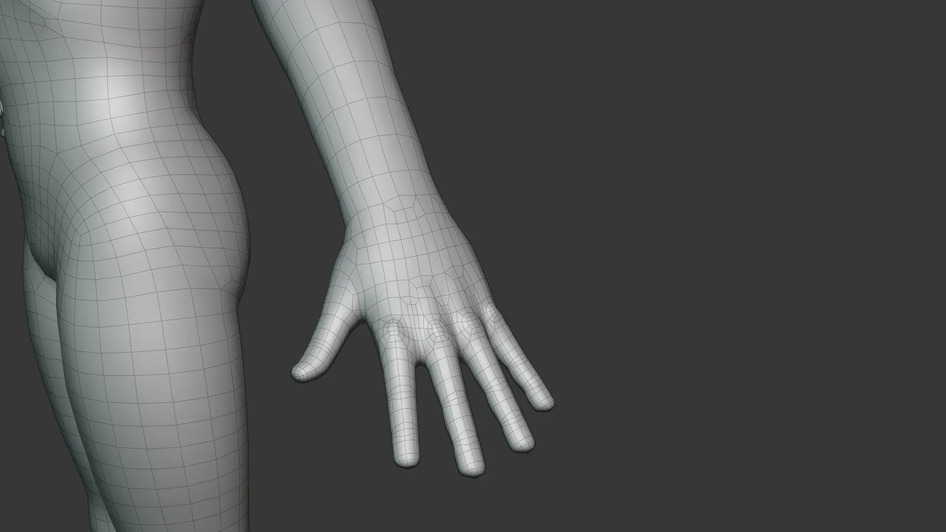 Stylized Standard Human Body Base - FlippedNormals