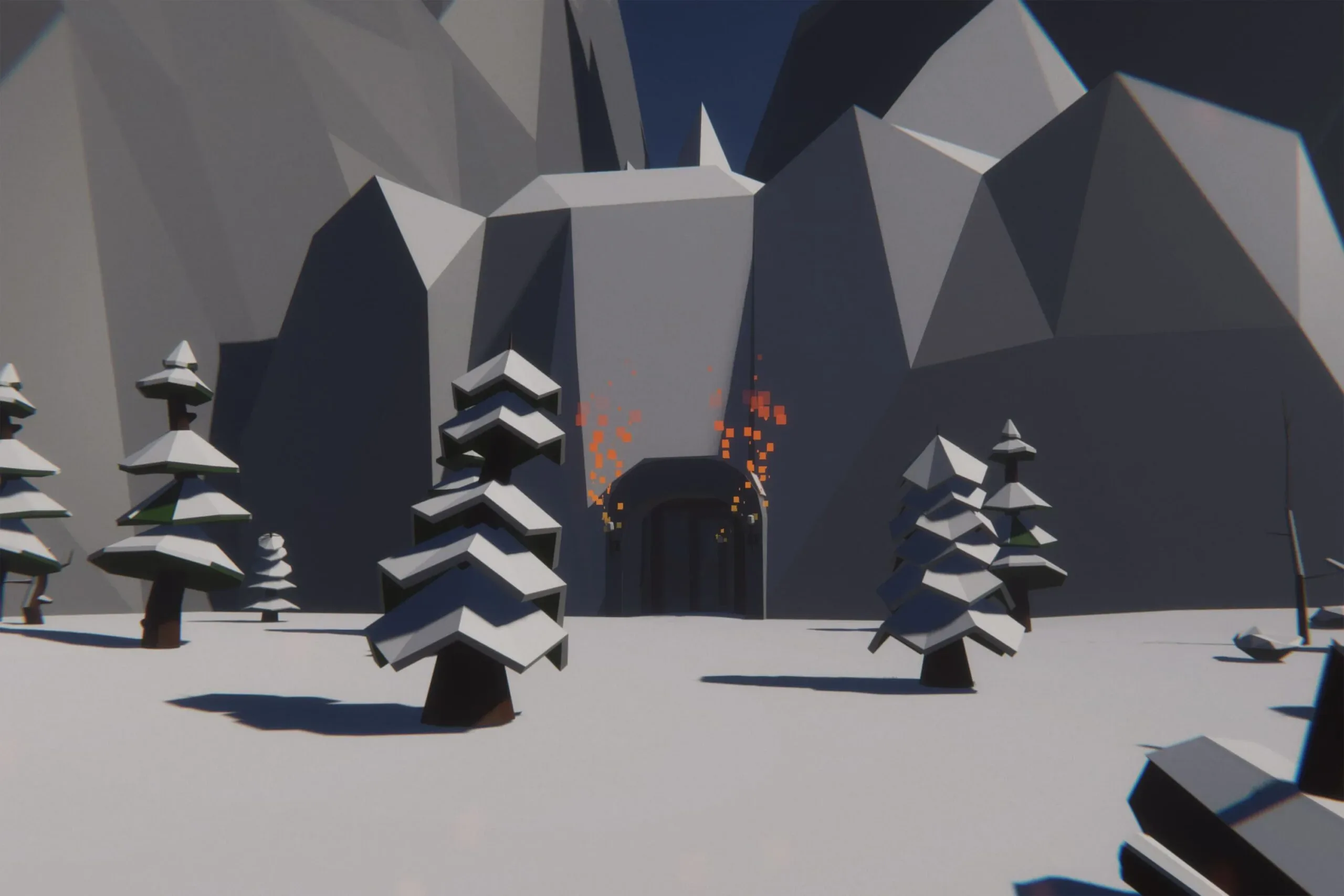 Winter Environment Low Poly Pack - FlippedNormals