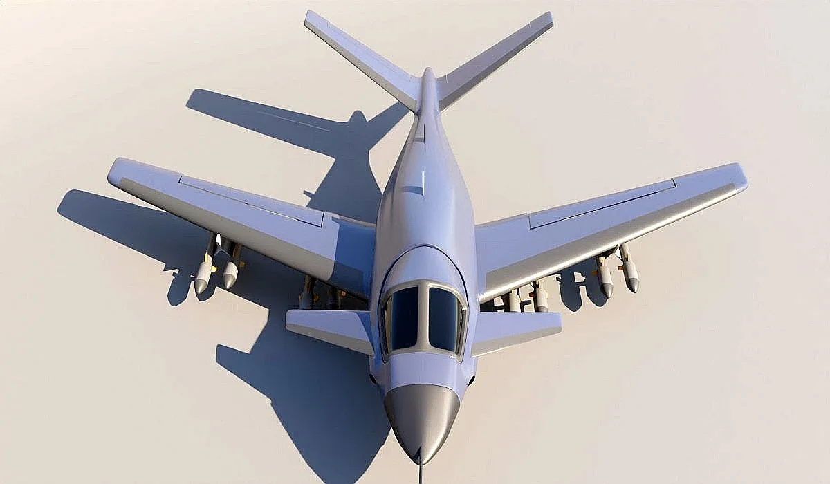 Free generic military jet - FlippedNormals