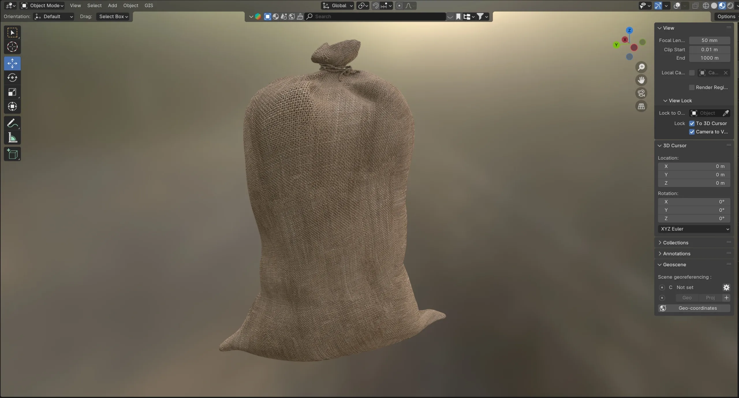 Sack 1 - FlippedNormals