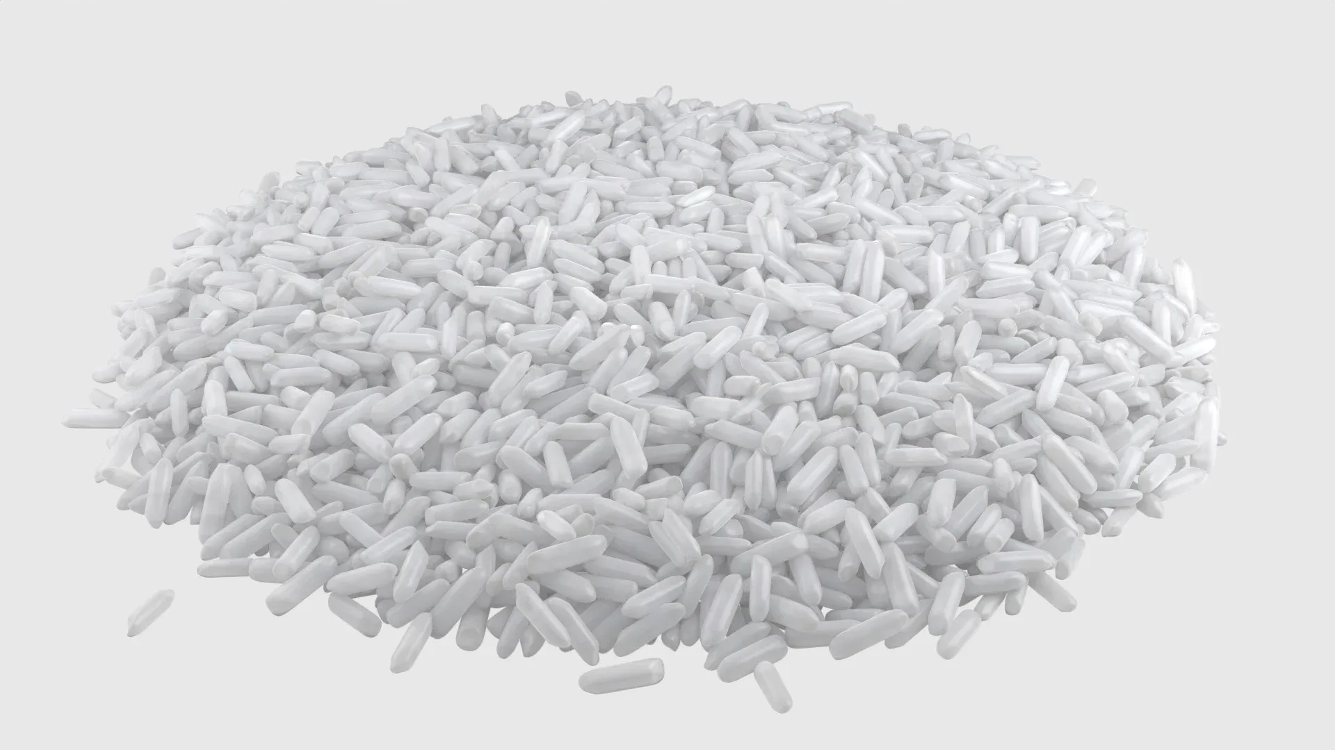 Raw white rice pile - FlippedNormals