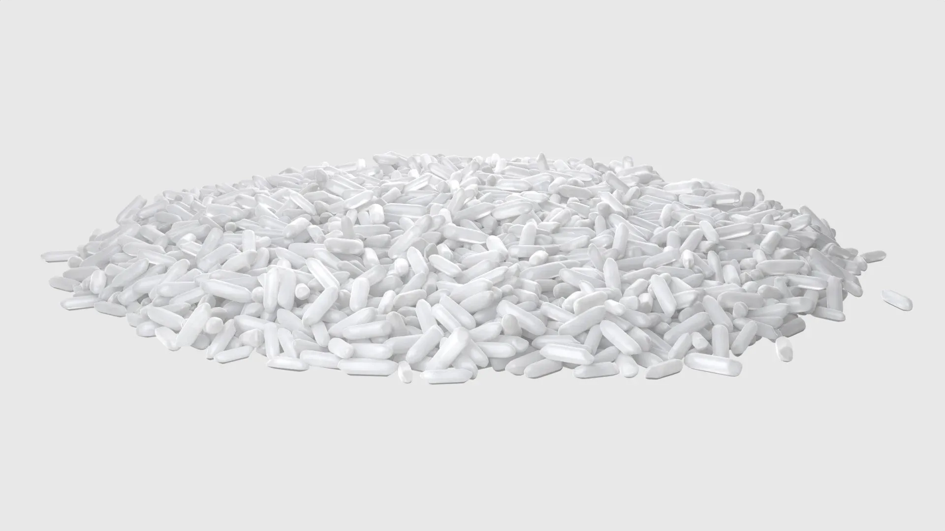 Raw white rice pile - FlippedNormals