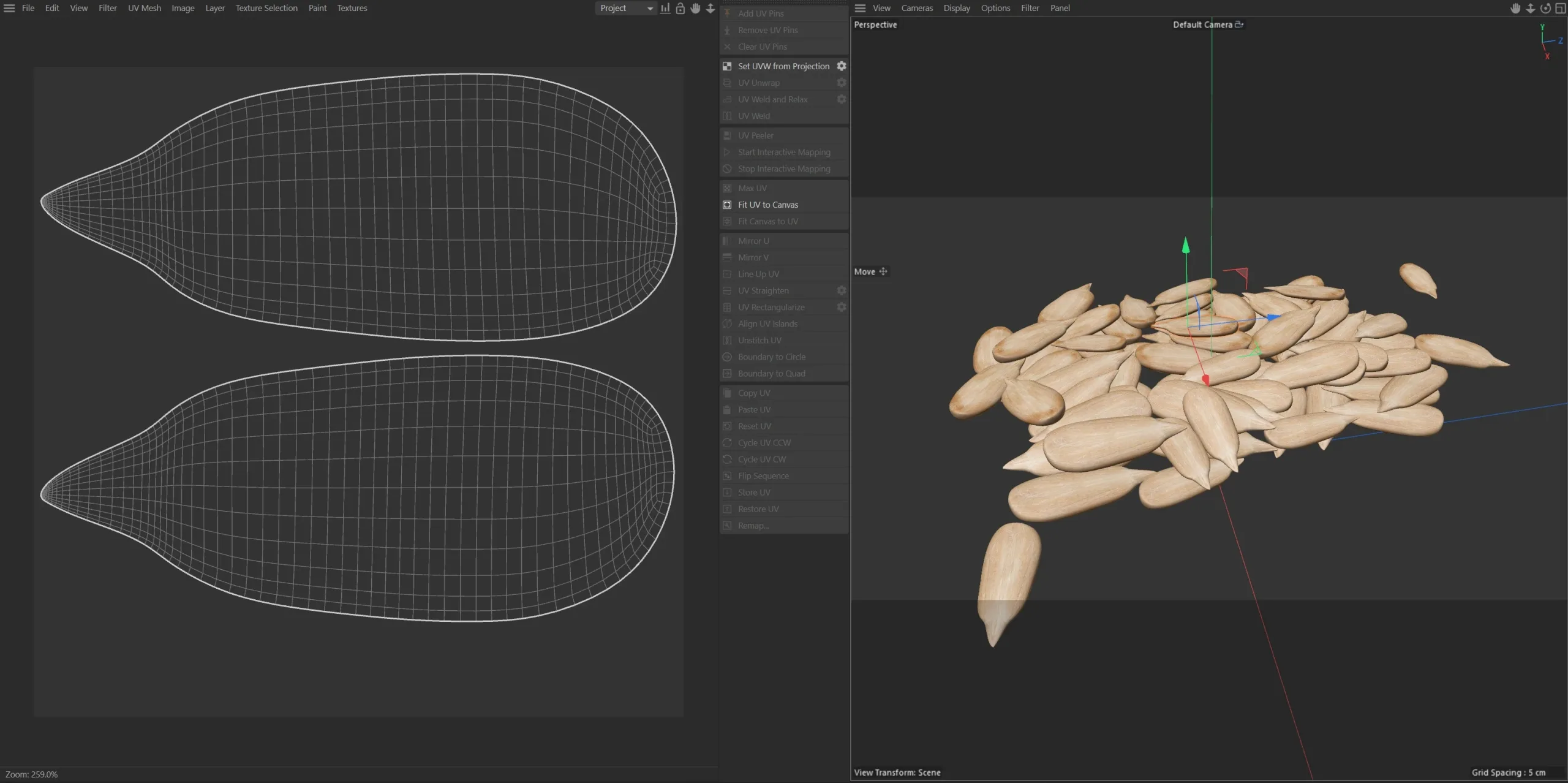 Sunflower seed pile v1 - FlippedNormals