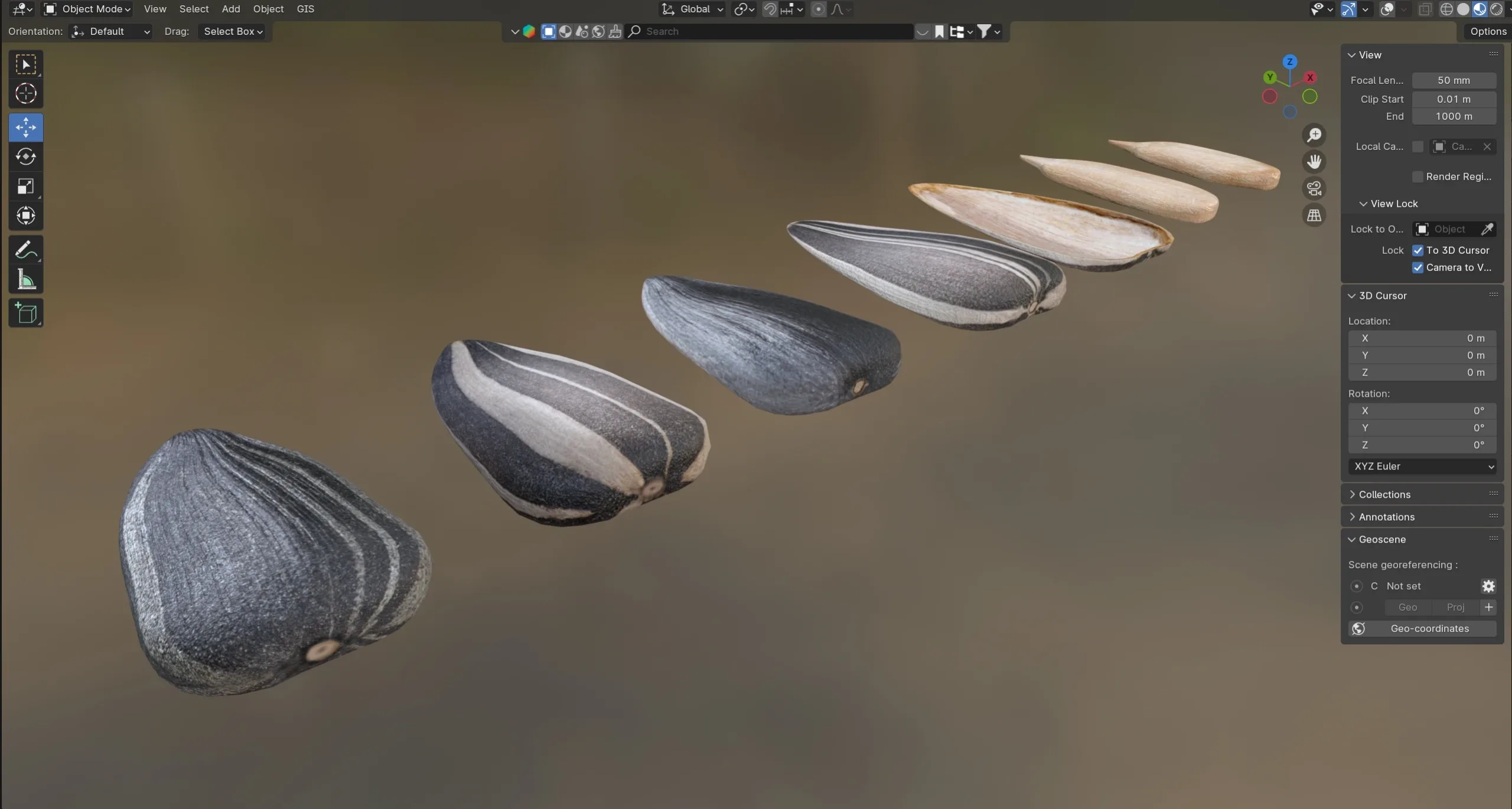 Sunflower seeds collection - FlippedNormals