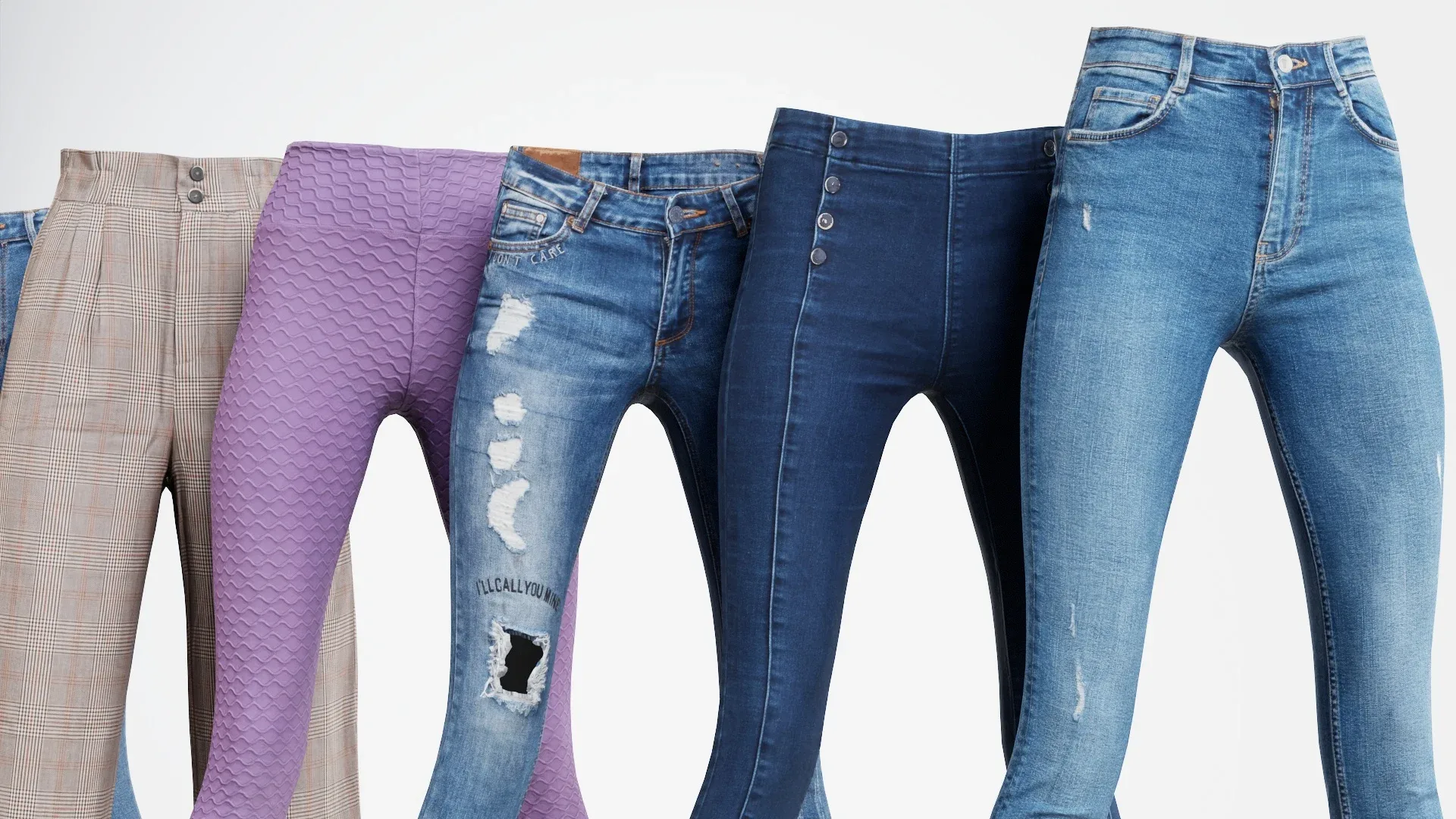 7 Realistic Pants Pack 6 - FlippedNormals