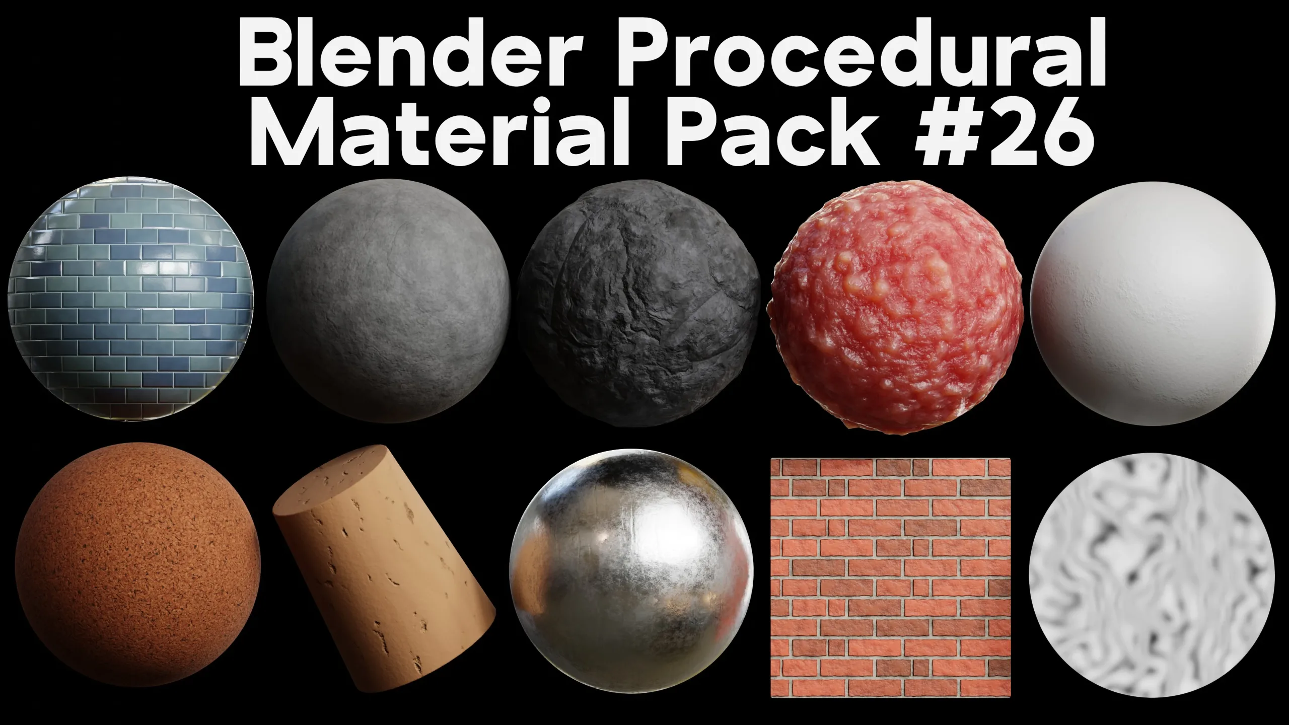 Blender Procedural Material Pack - FlippedNormals