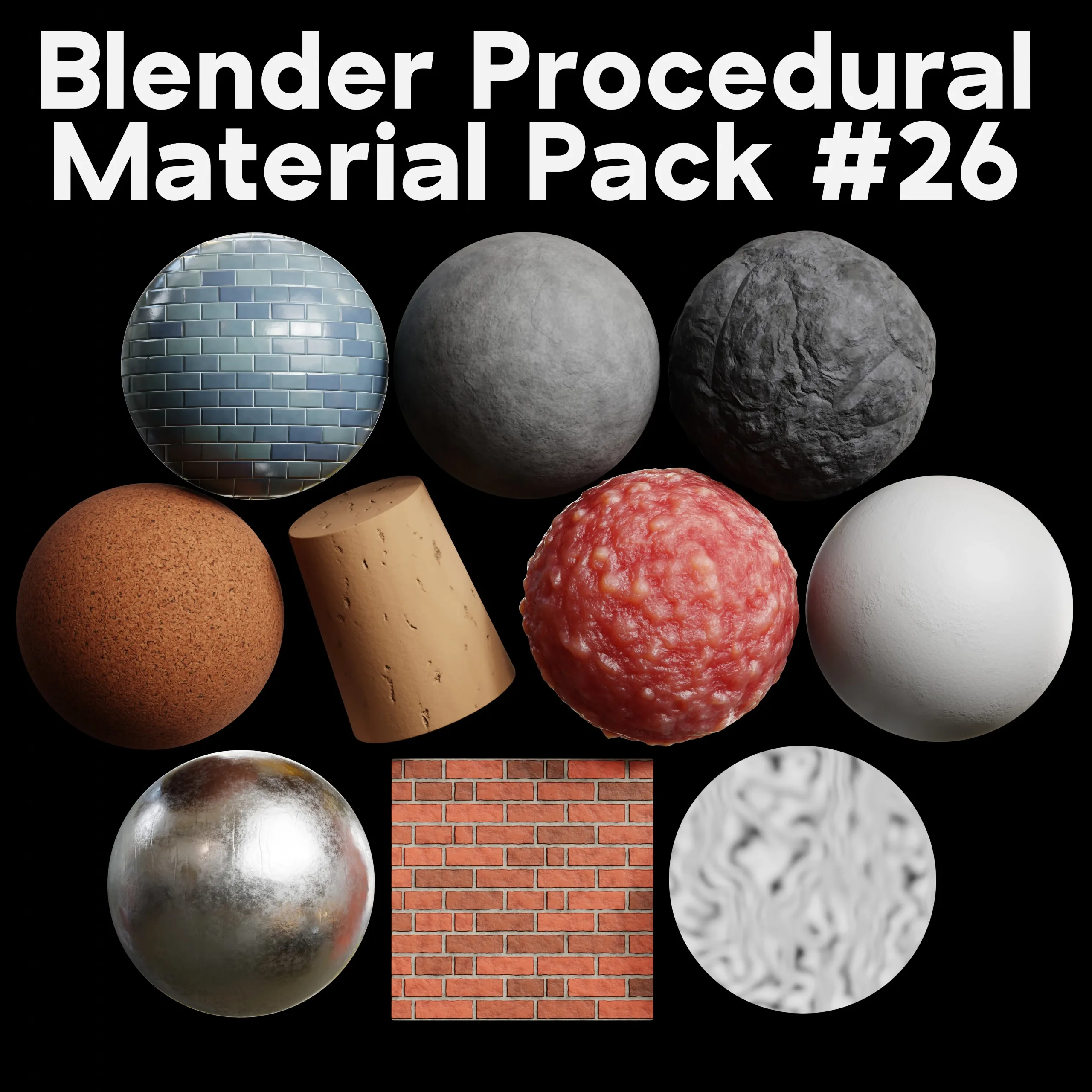 Blender Procedural Material Pack - FlippedNormals