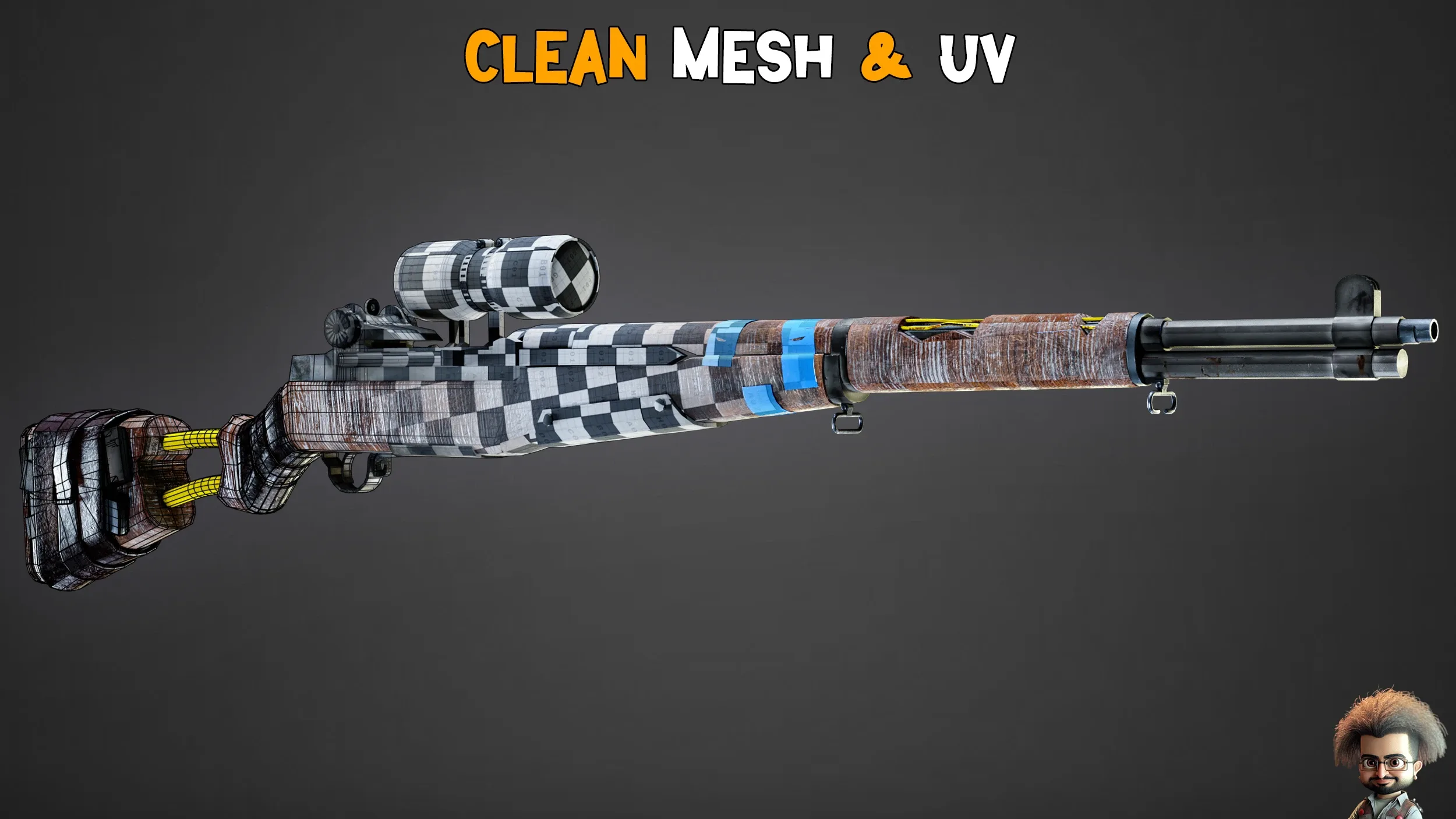 30 Apocalyptic Guns + Texture - - FlippedNormals