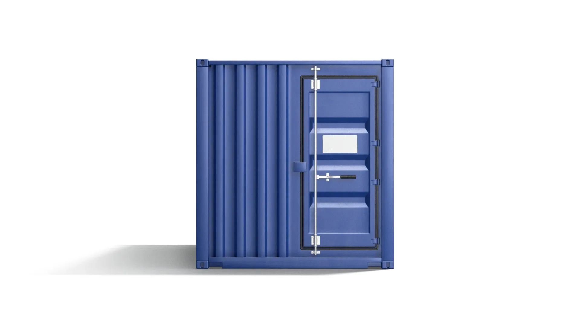 Blue Cargo Container - shipping - FlippedNormals