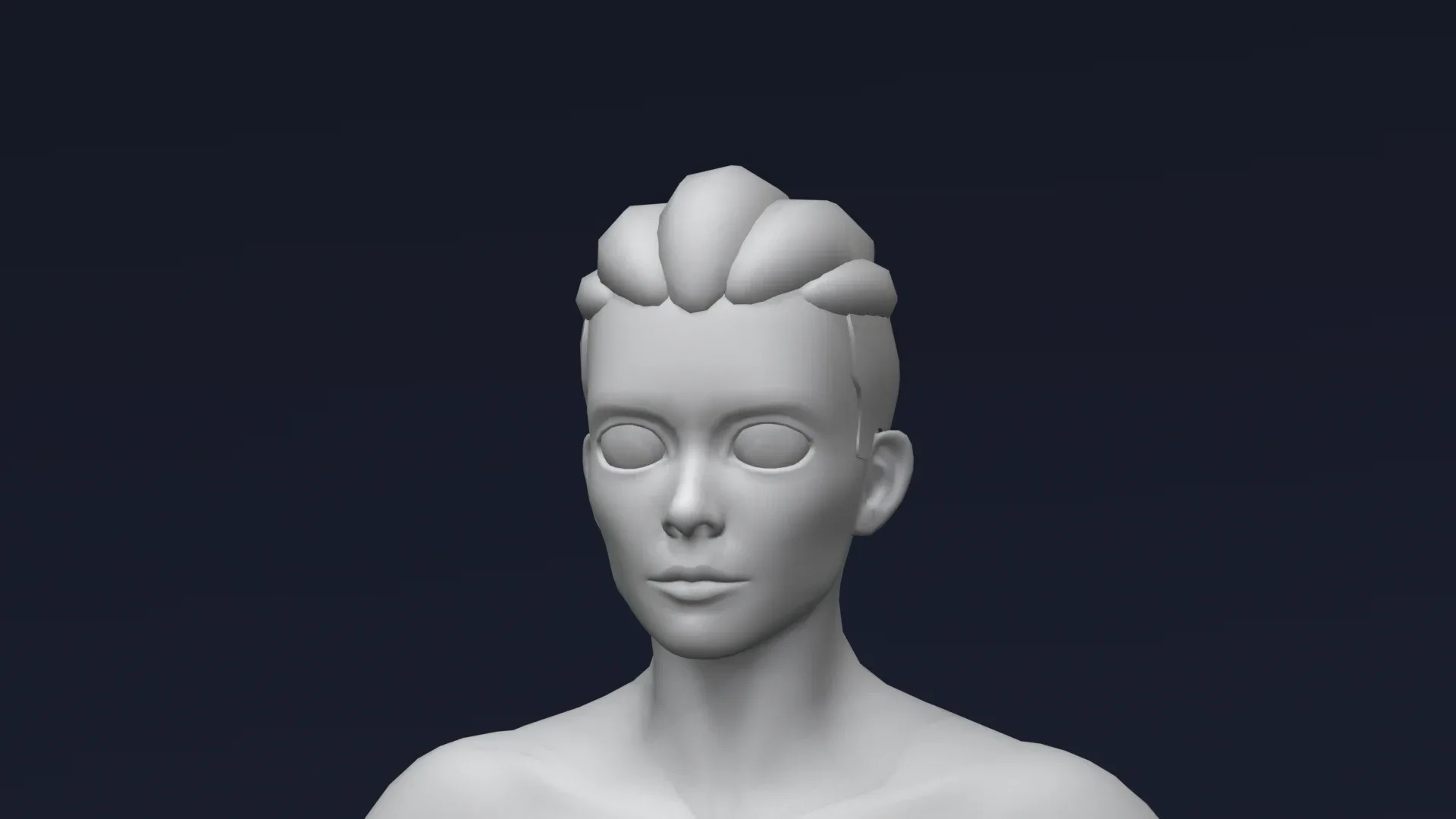 Stylized Strong Female Body Base - FlippedNormals