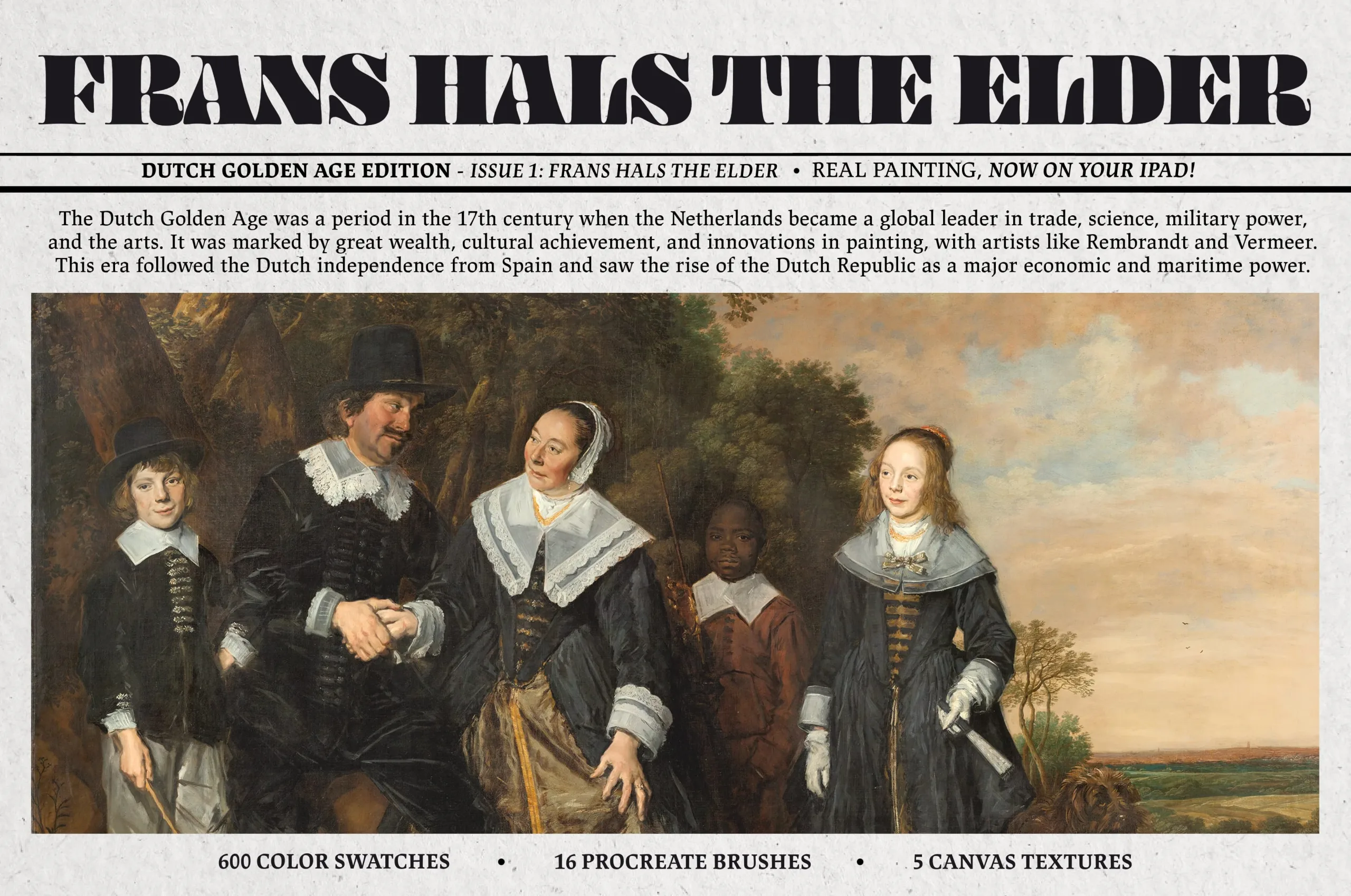 Frans Hals Procreate Kit (Procreate - FlippedNormals