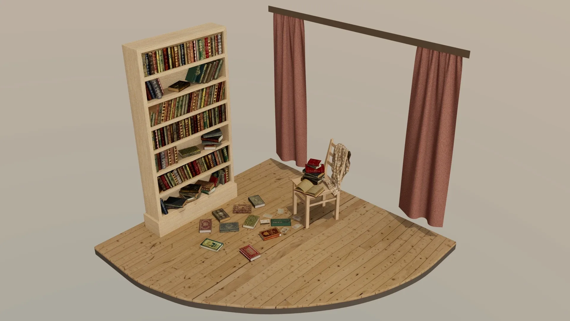 Bookshelf - FlippedNormals